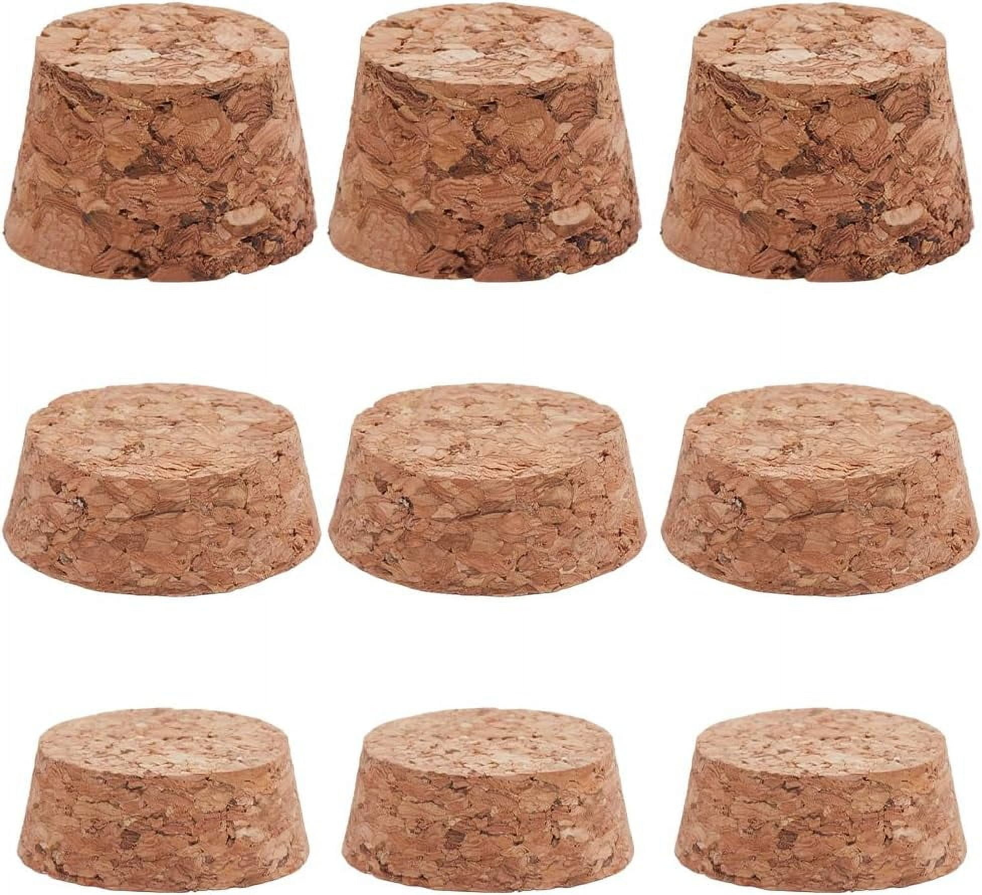 27PCS 3Sizes Cork Bottle Stoppers 1 to 1.2 Inch Diameter Tapered Cork ...