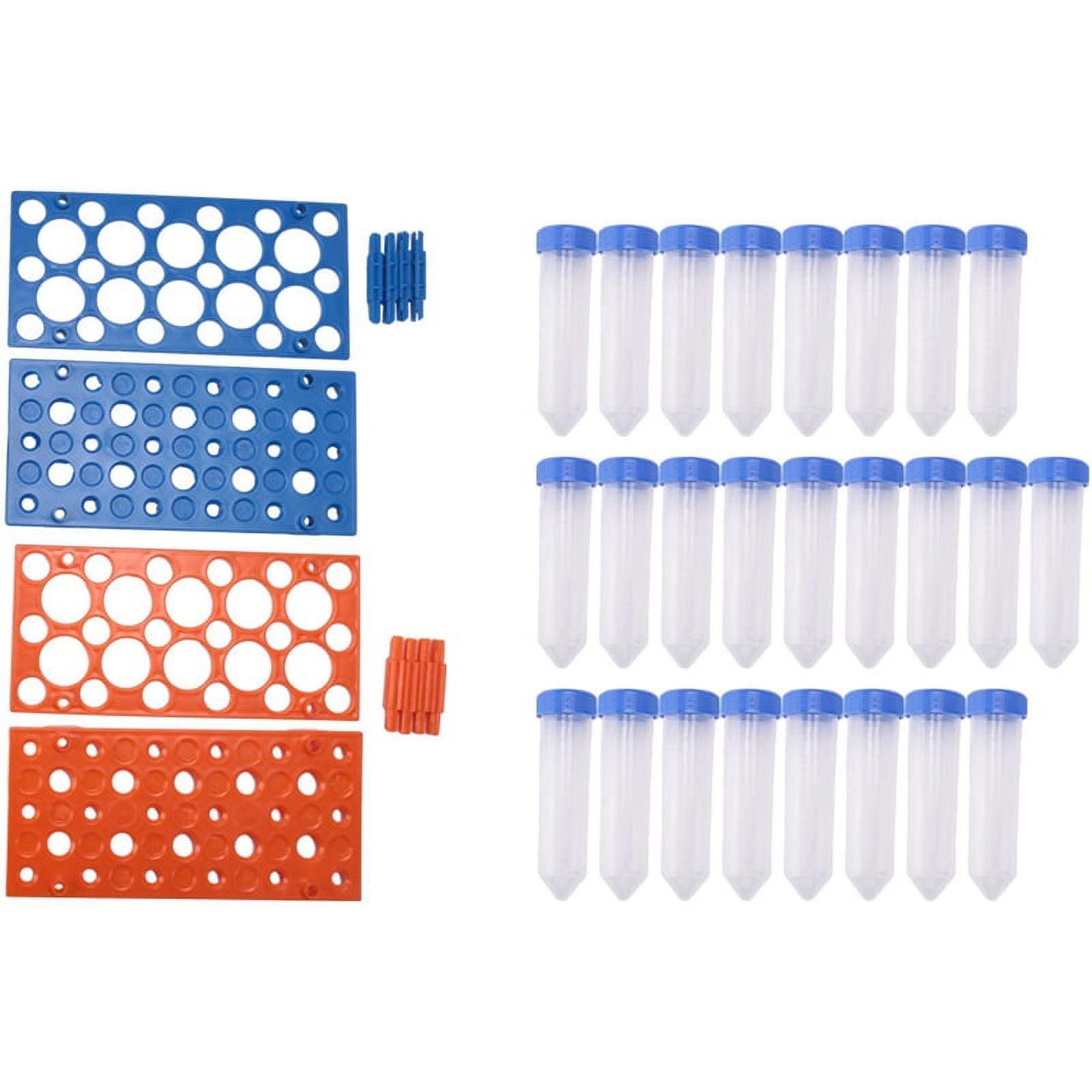 27Pcs 50ML Conical Centrifuge Tubes and 28 Well Centrifuge Tube Holder ...