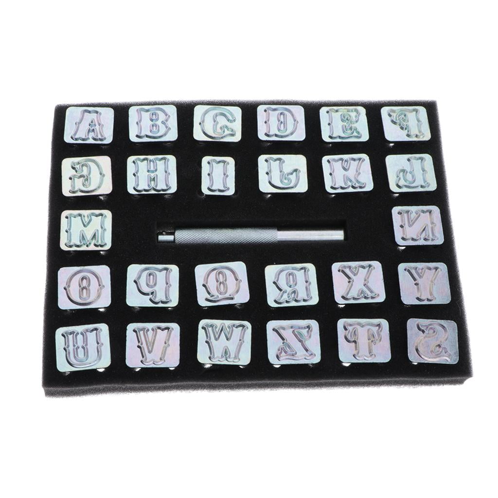 27Pcs Metal Letter Stamps Punch Set Letters Stamp Tool for Metal ...