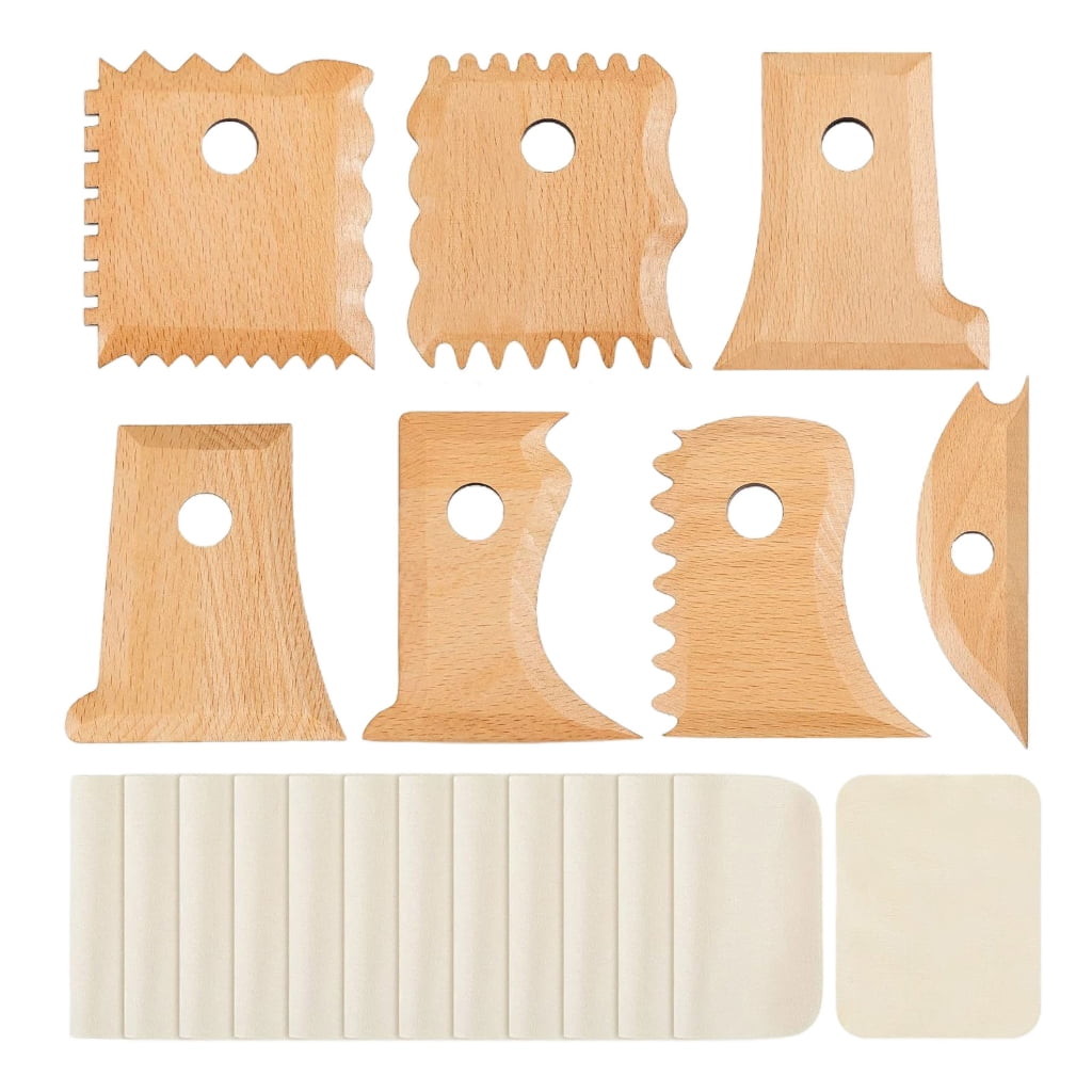 27Pcs Pottery Foot Shapers Ceramic Rib Pottery Trimming Tool Foot ...