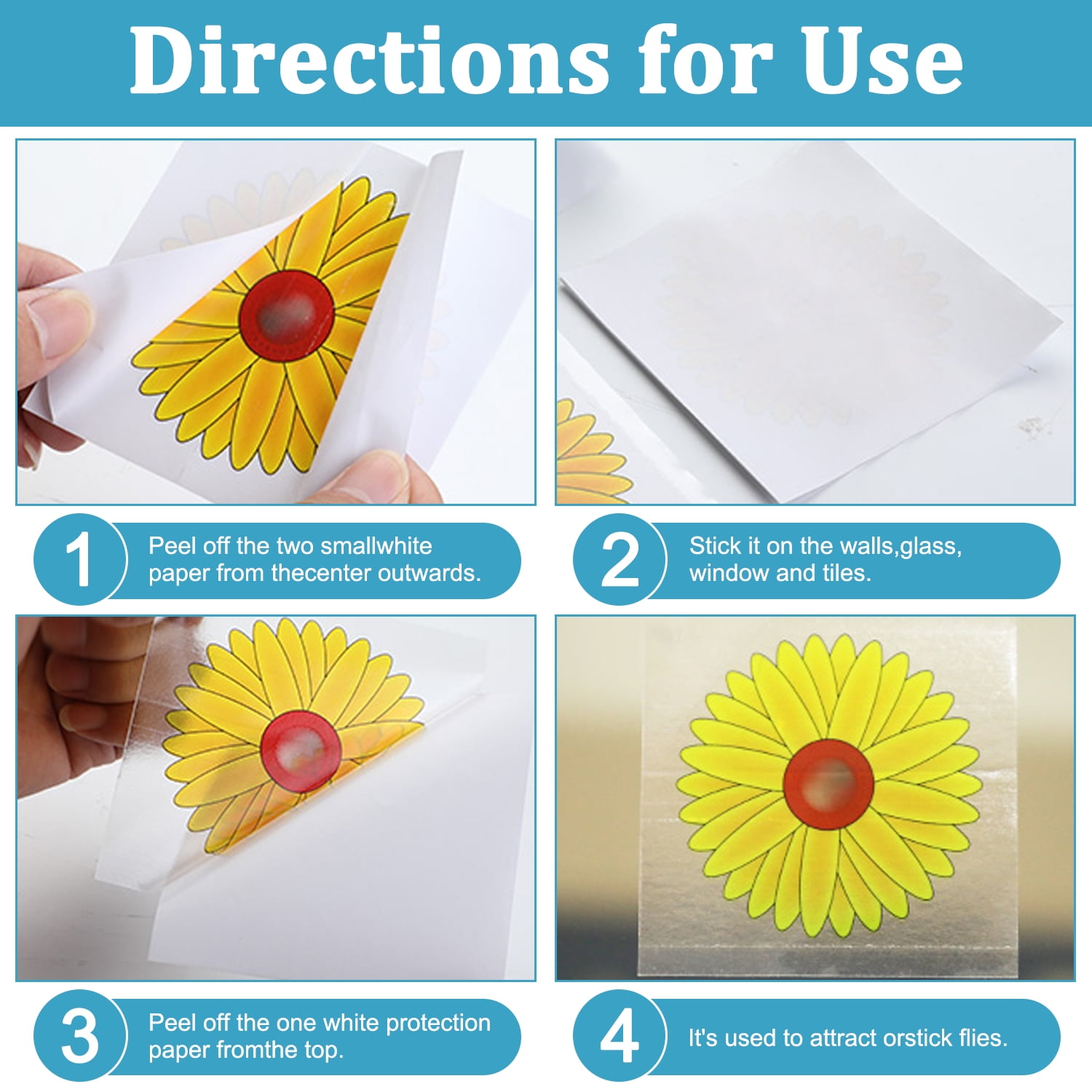 27Pcs Window Fly Traps, Flies & Bug Window Fly Trap, Fly Trap Killer ...