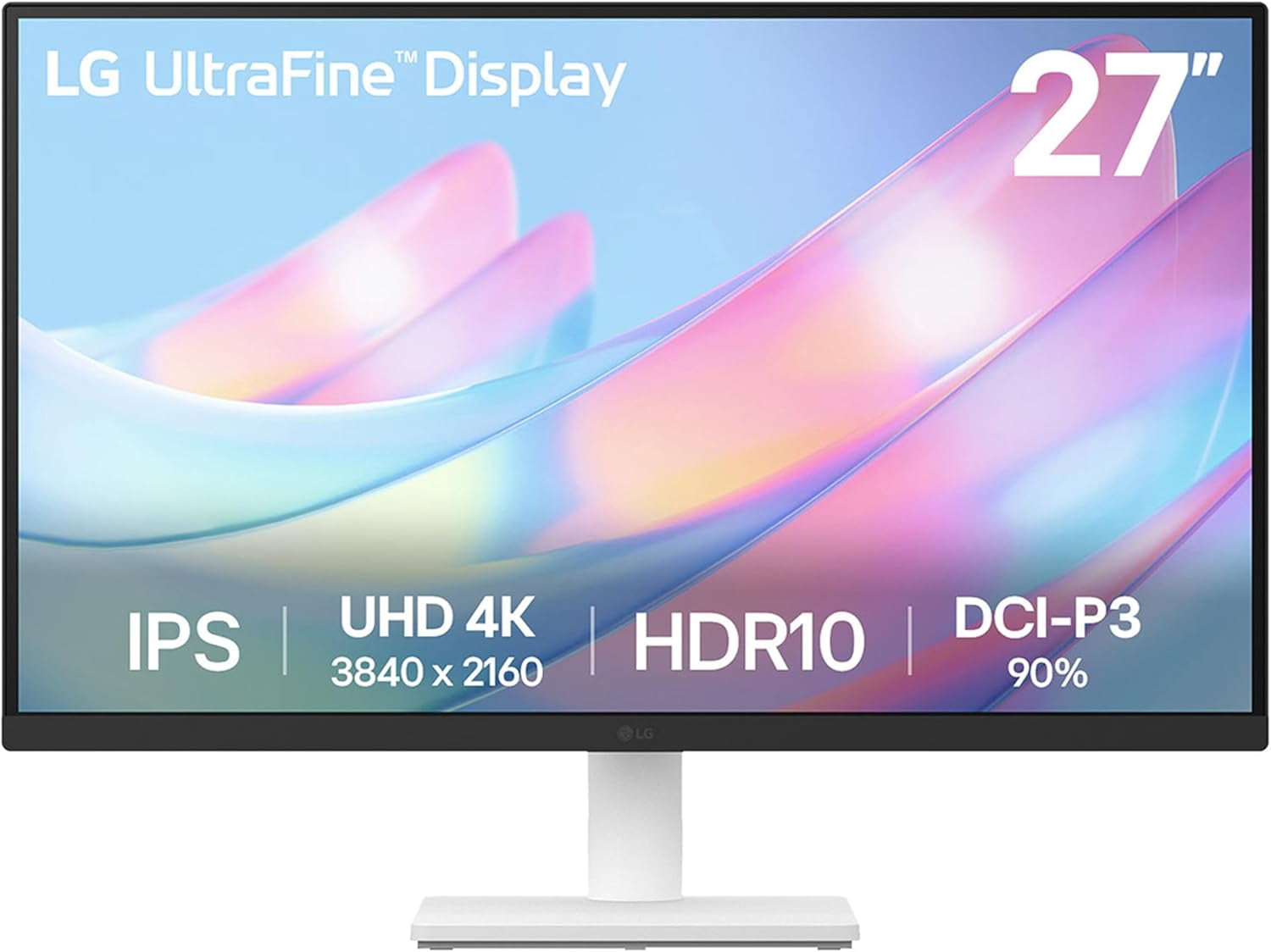 27US500-W Ultrafine Monitor 27-Inch 4K UHD (3840x2160) HDR10 IPS ...