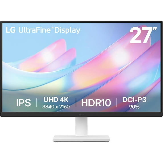 27US500-W Ultrafine Monitor 27-Inch 4K UHD (3840x2160) HDR10 IPS ...