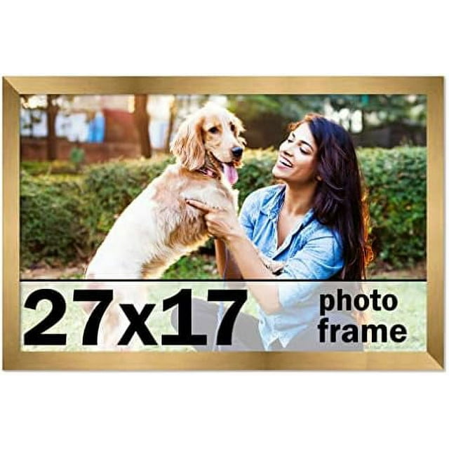 27X17 Frame Bronze Picture Frame - Modern Photo Frame Includes UV Guard ...