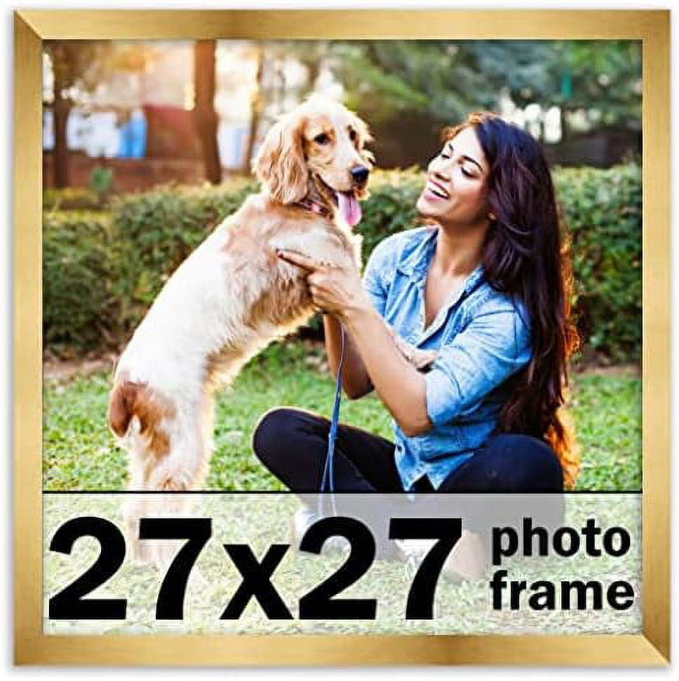 27X27 Frame Bronze Picture Frame - Modern Photo Frame Includes UV Guard ...