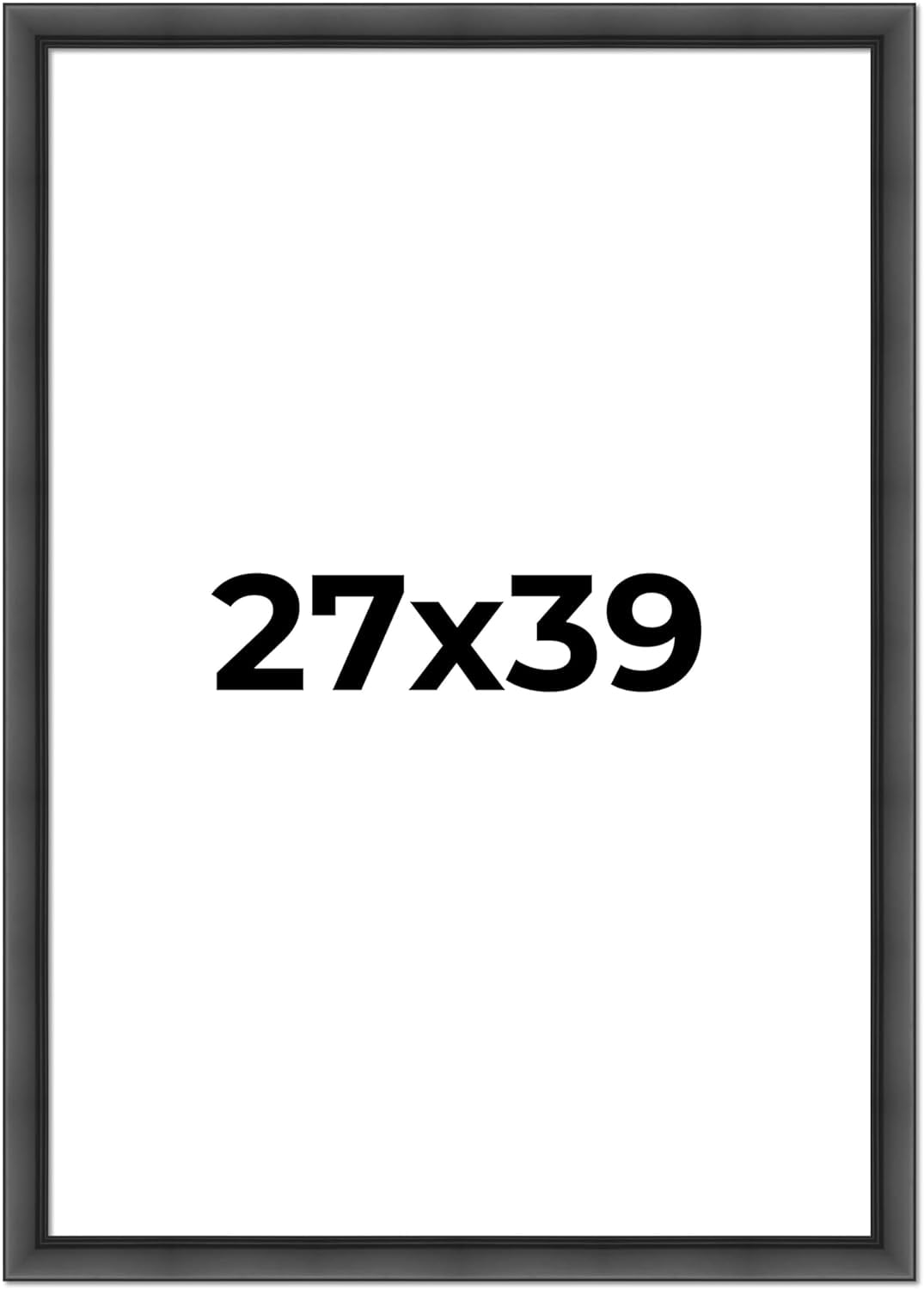 27X39 Frame Black Picture Frame - Complete Modern Photo Frame Includes ...