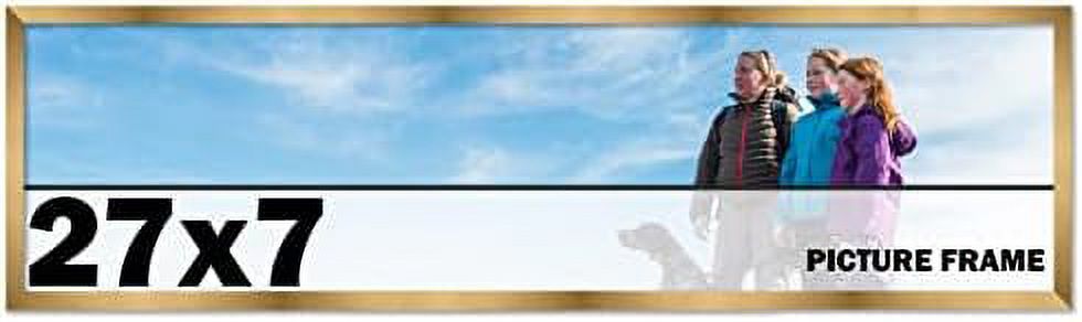 27X7 Frame Bronze Picture Frame - Modern Photo Frame Includes UV ...