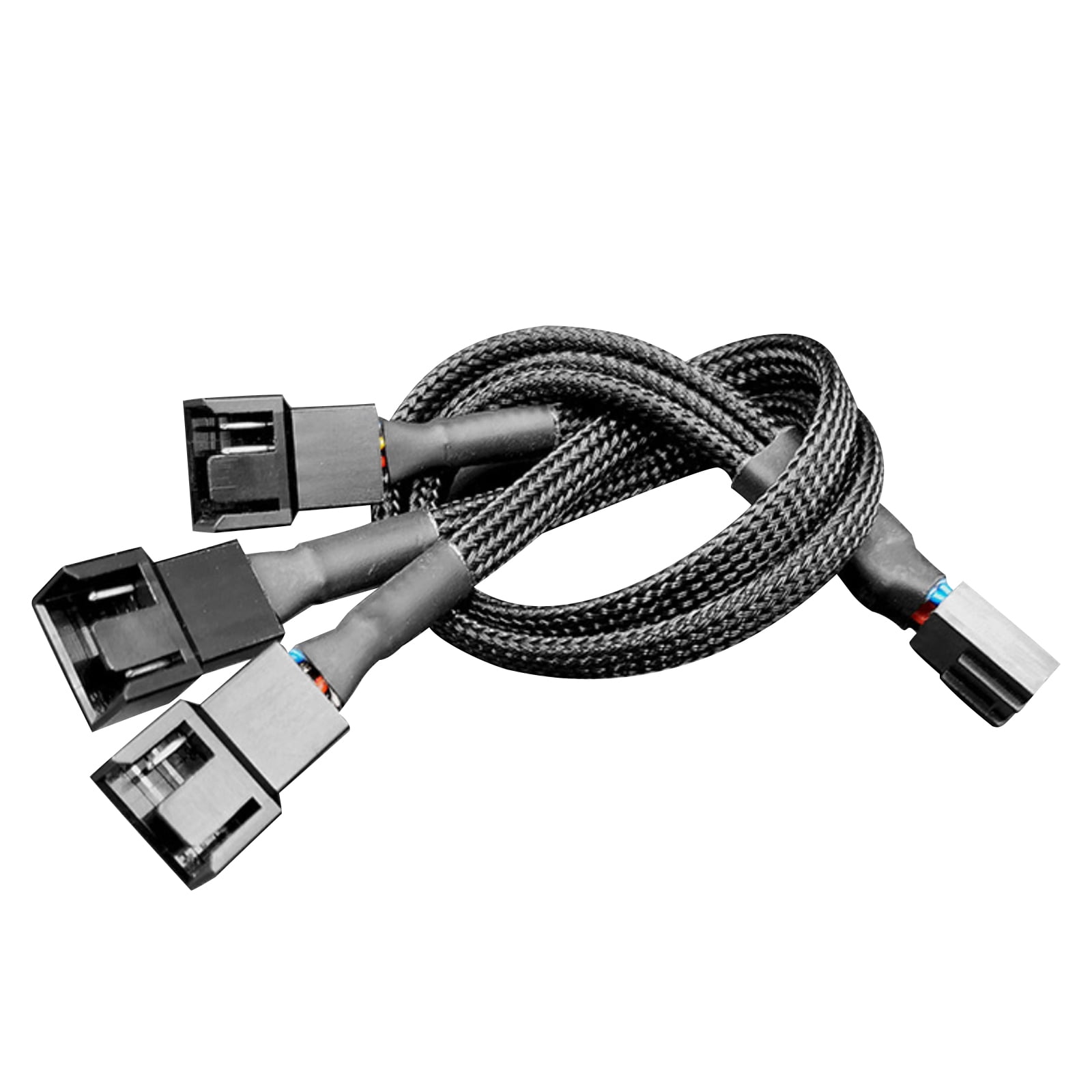 27cm 4 Pin 1 to 3 Way Cooling Fan Water Cooling PWM Fan Splitter ...