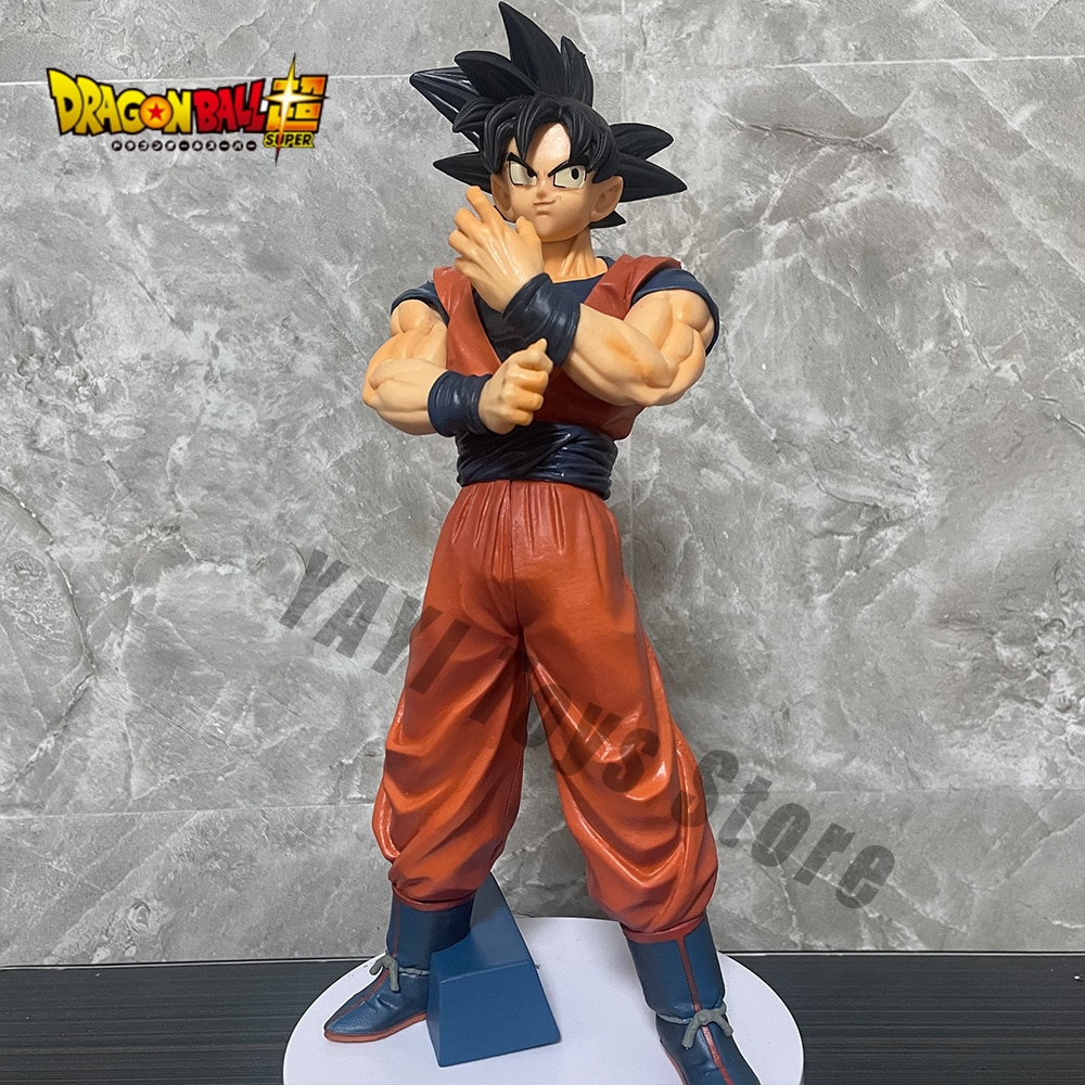 27cm Anime Dragon Ball Z Goku Figure Goku with Scouter Figurine PVC ...