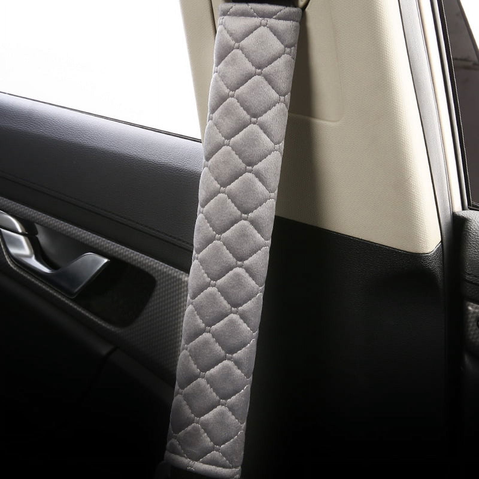 27cm fabric plush car seat belt shoulder pad extended safety belt cover ...