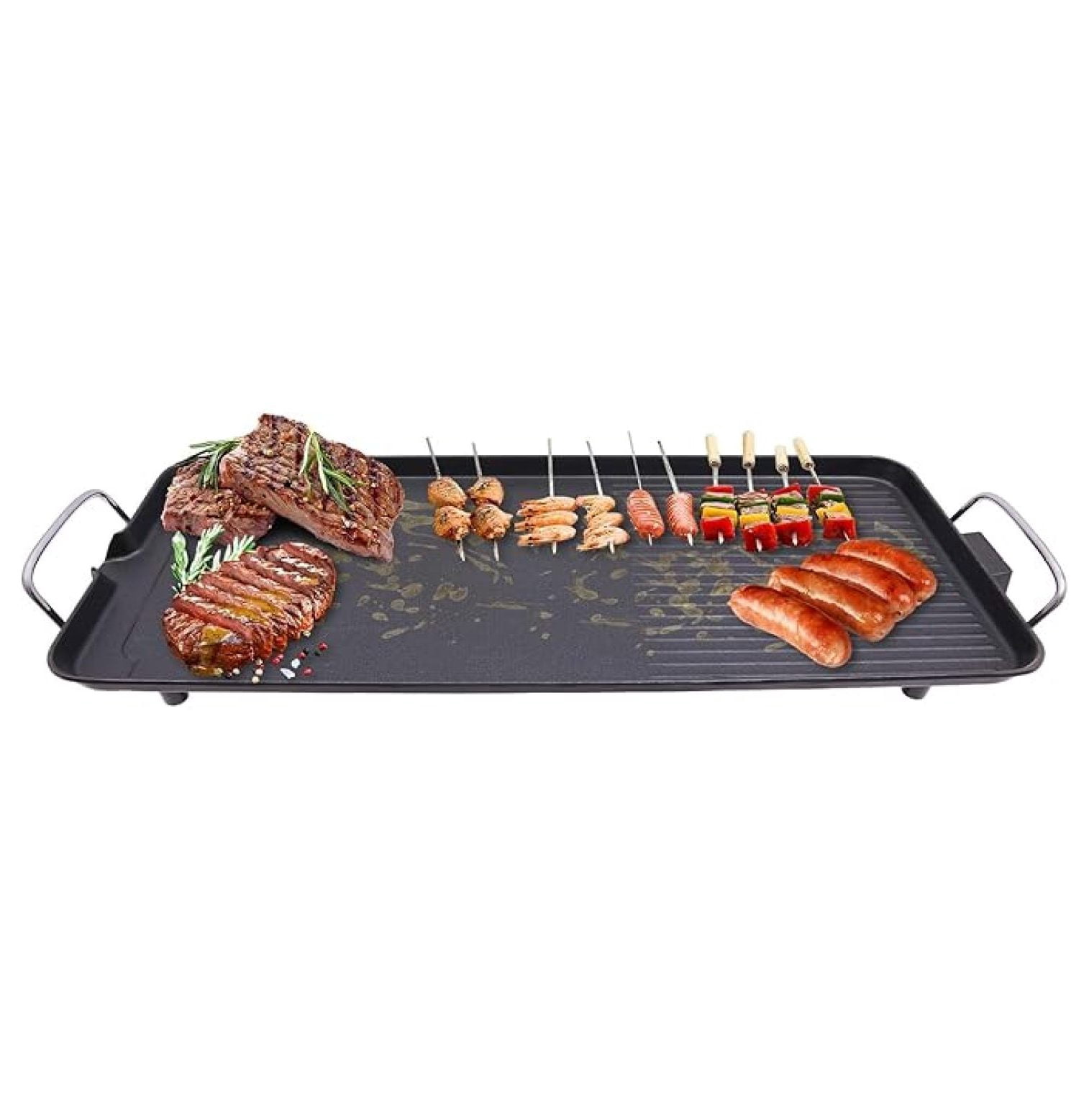 27in Electric Portable Nonstick Teppanyaki Hibachi Grill, Portable ...
