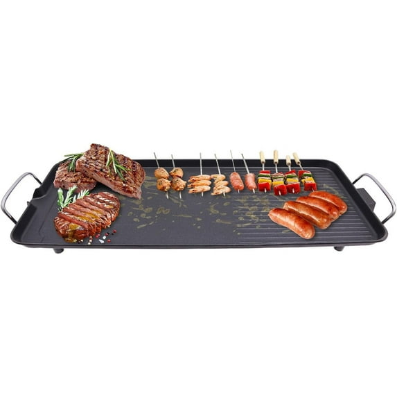 27in Electric Portable Nonstick Teppanyaki Hibachi Grill, Portable ...