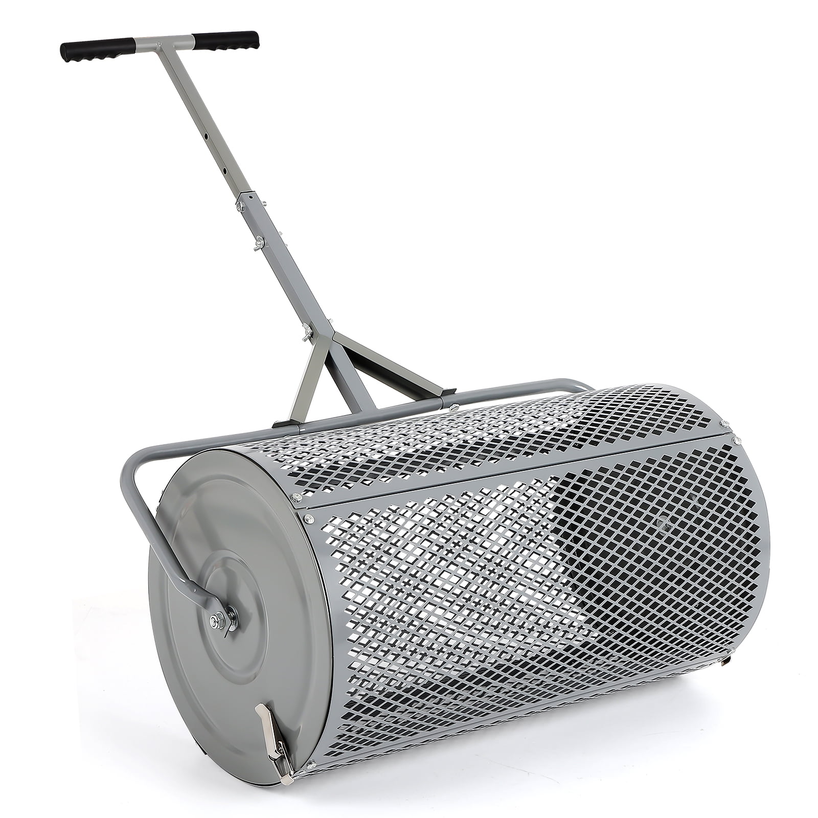 27inch Lawn and Garden Compost Spreader, Adjustable Handle, Metal ...