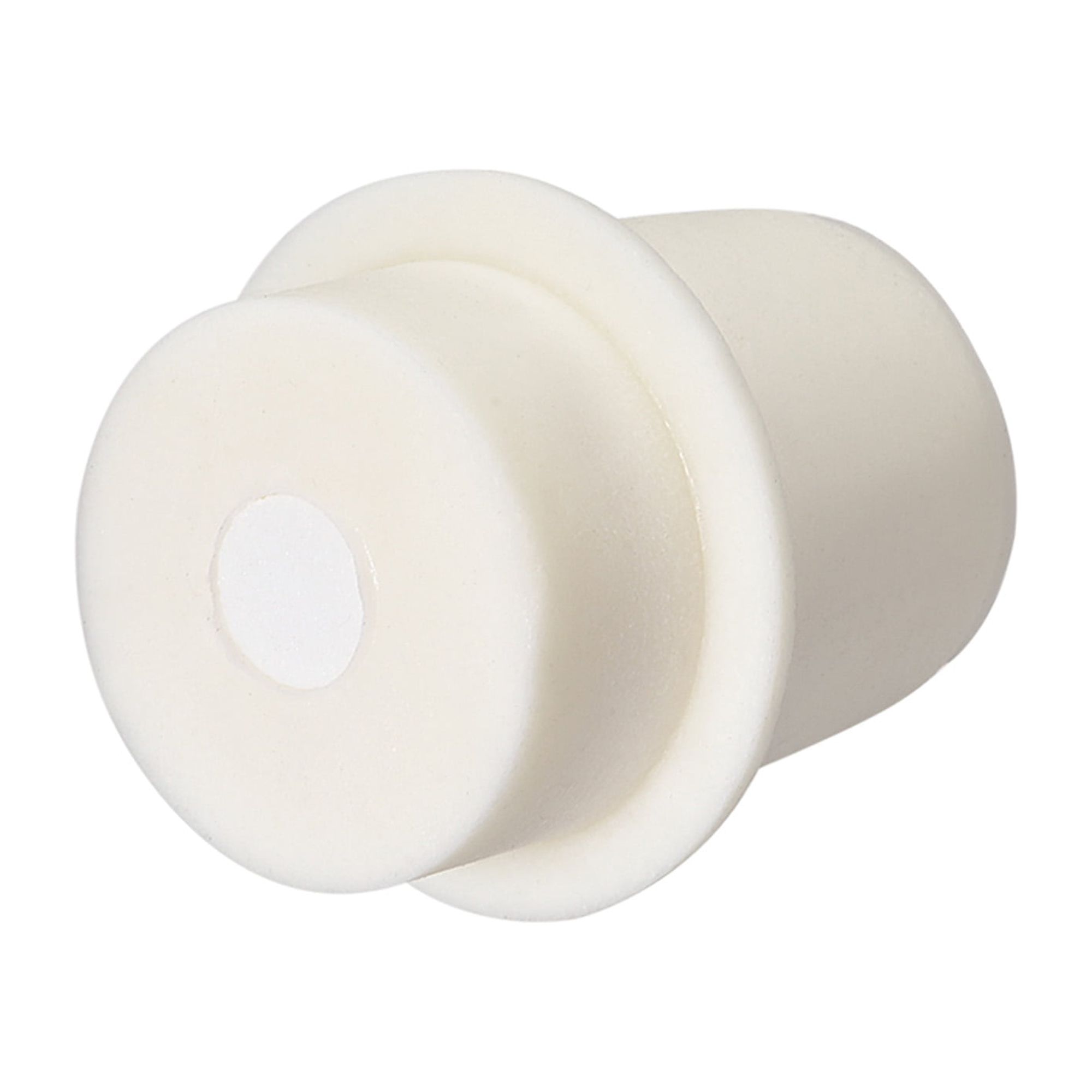 27mm-31mm Beige Drilled Silicone Stopper Plugs for Flask Test Tube ...