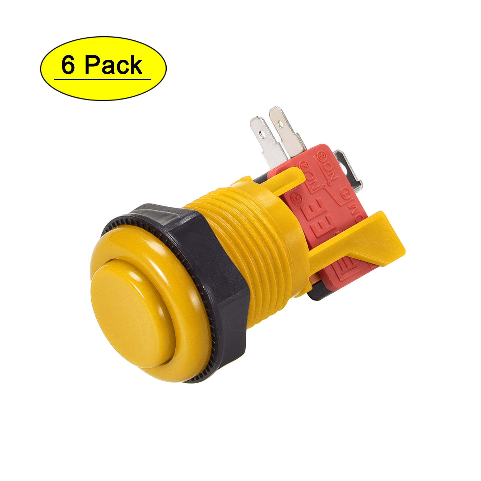 27mm Mounting Hole Momentary Game Push Button Switch with Micro switch ...