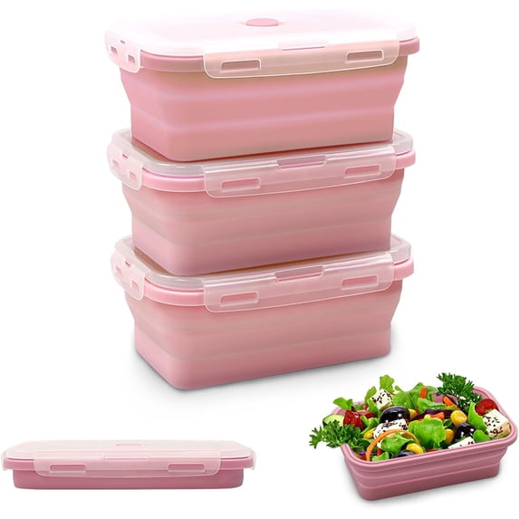 27oz Storage Containers, 3 Set 800ml Collapsible Storage Containers ...