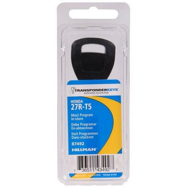 27r-pt5 Honda Transpnder Key - Walmart.com