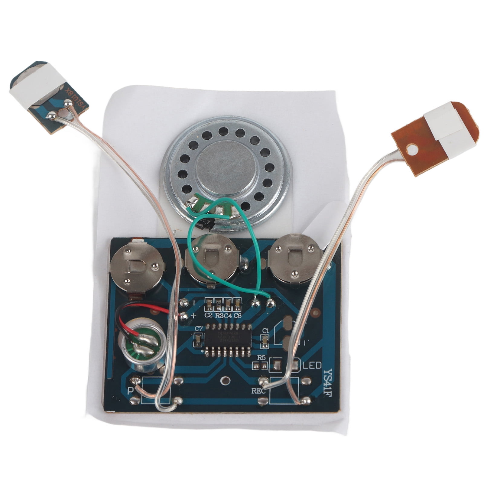 27s Recordable Music Sound Voice Module Chip with Button Battery wired ...