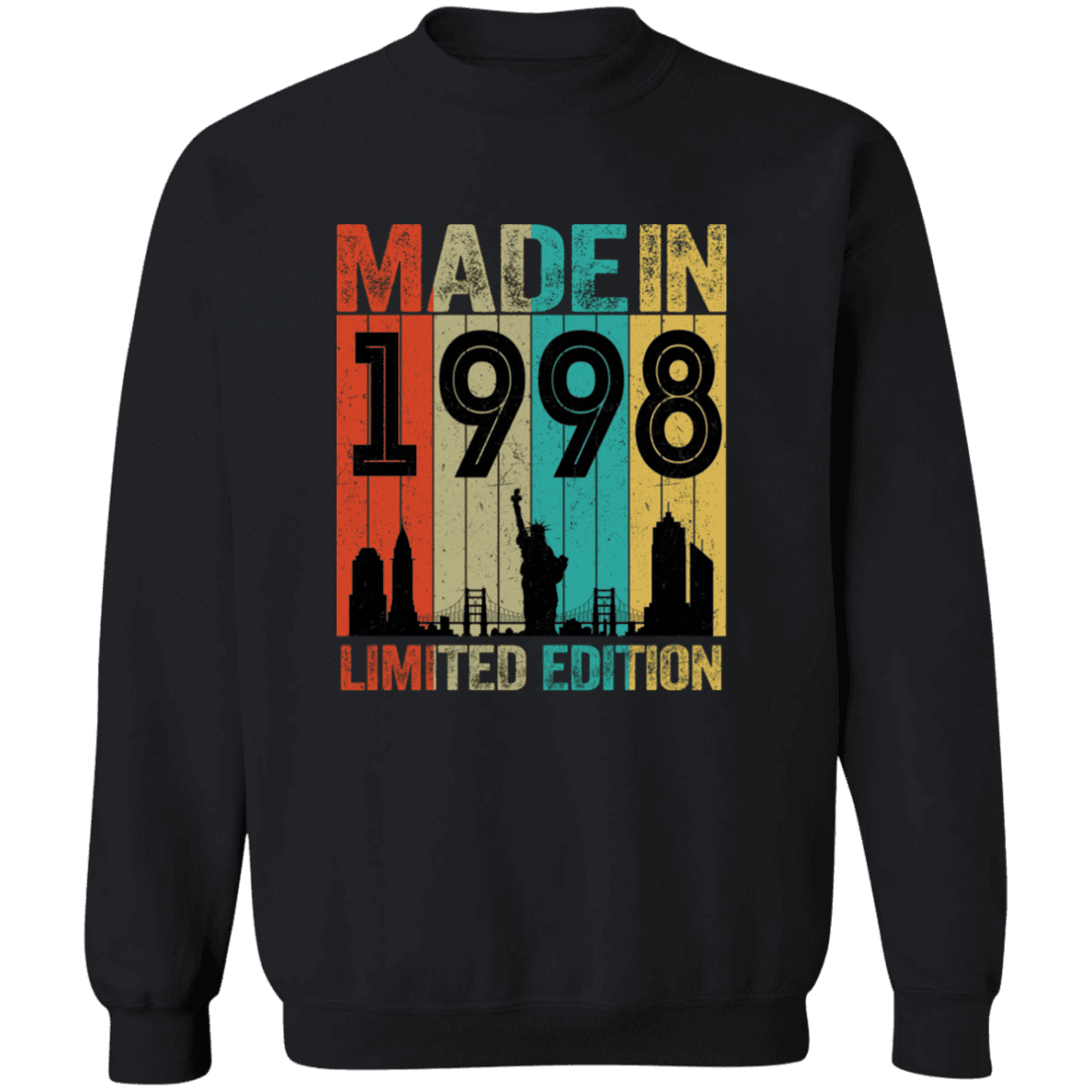 27th Birthday Made In 1998 27 Years Old Born In New York 27 Years Of ...