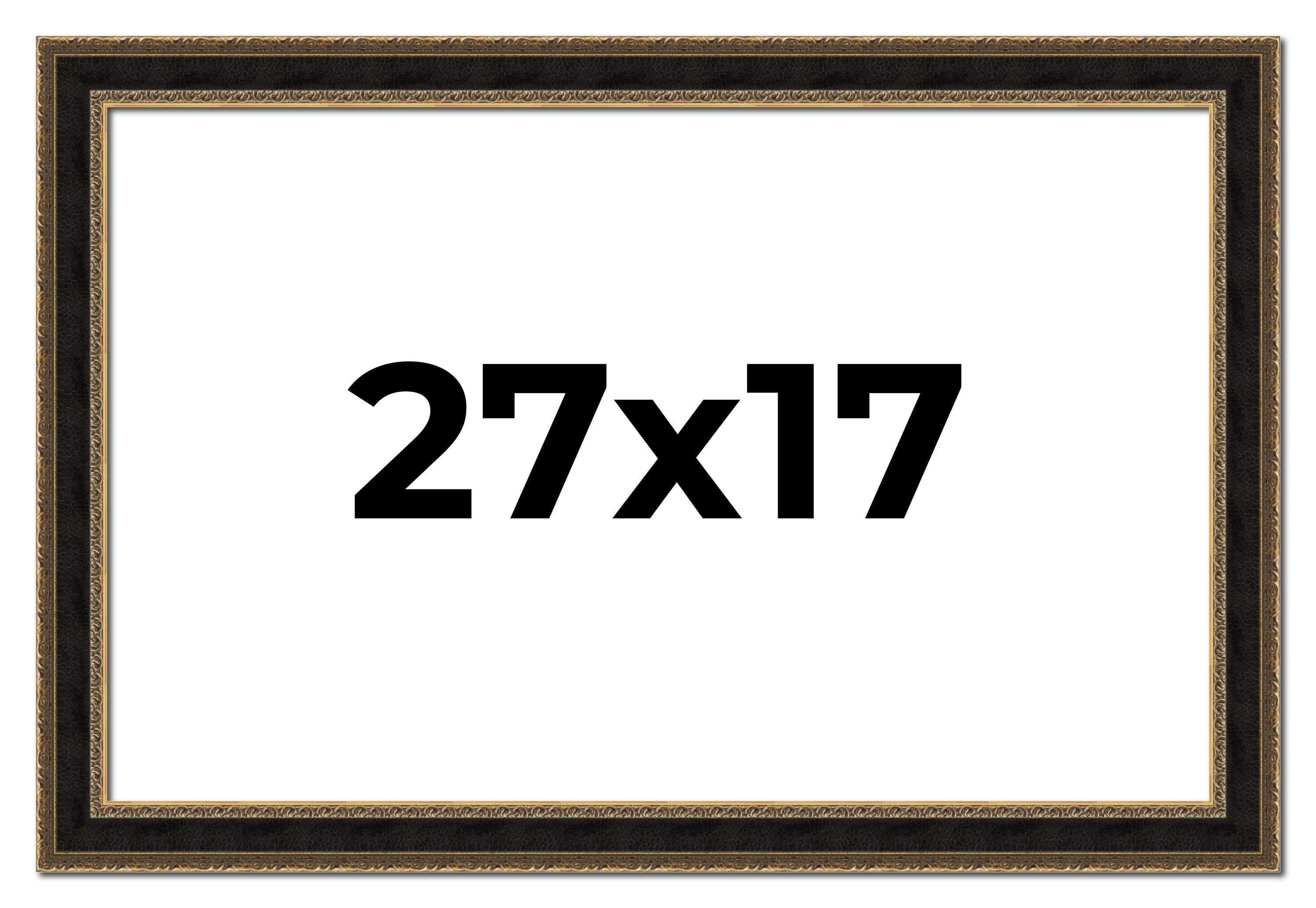 27x17 Frame Gold Antique Vintage Sold Wood Picture Frame | 1.75 Inch ...