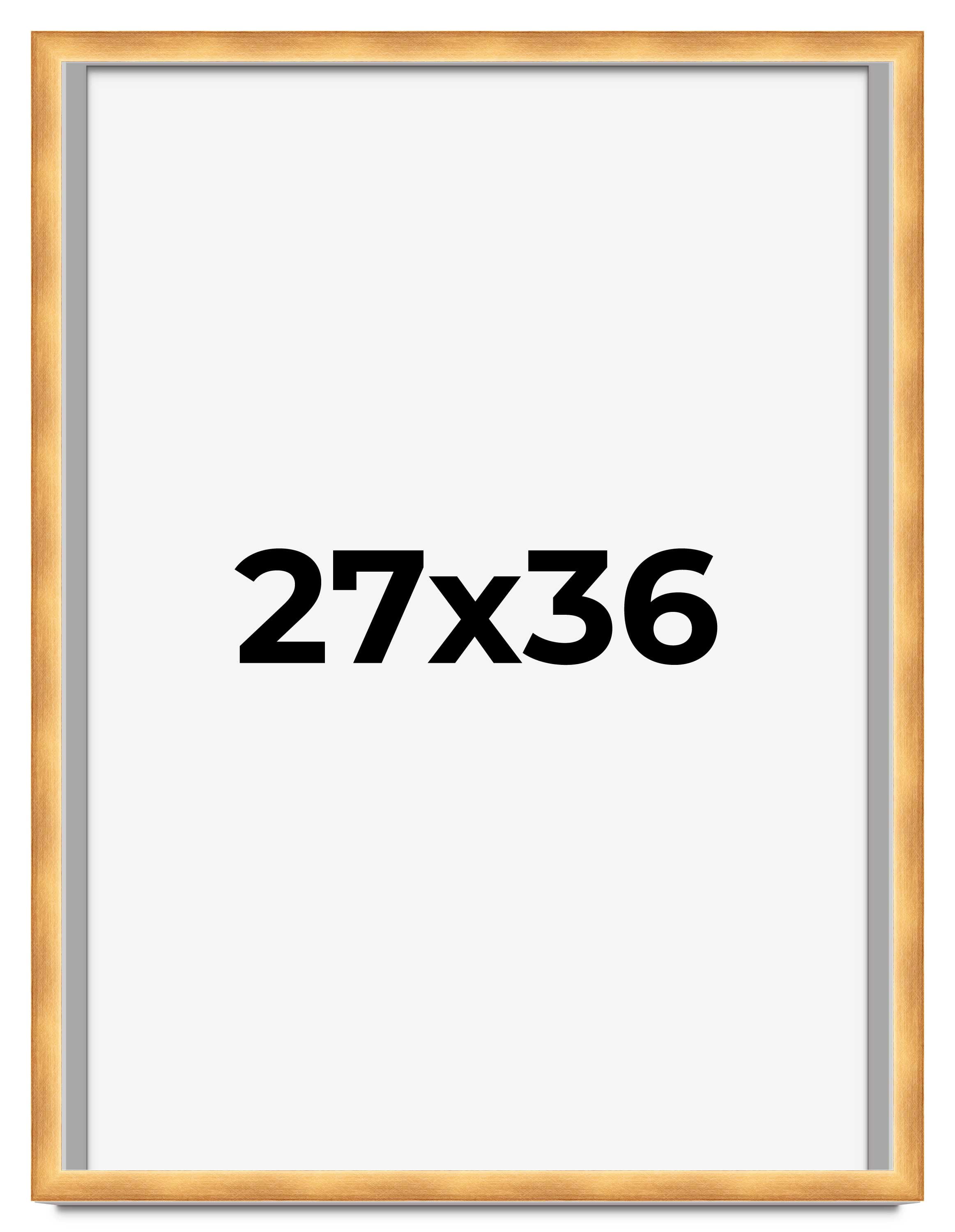27x36 Shadow Box Bronze Cross-Brushed Display Frame | 1.625 Inches Deep ...