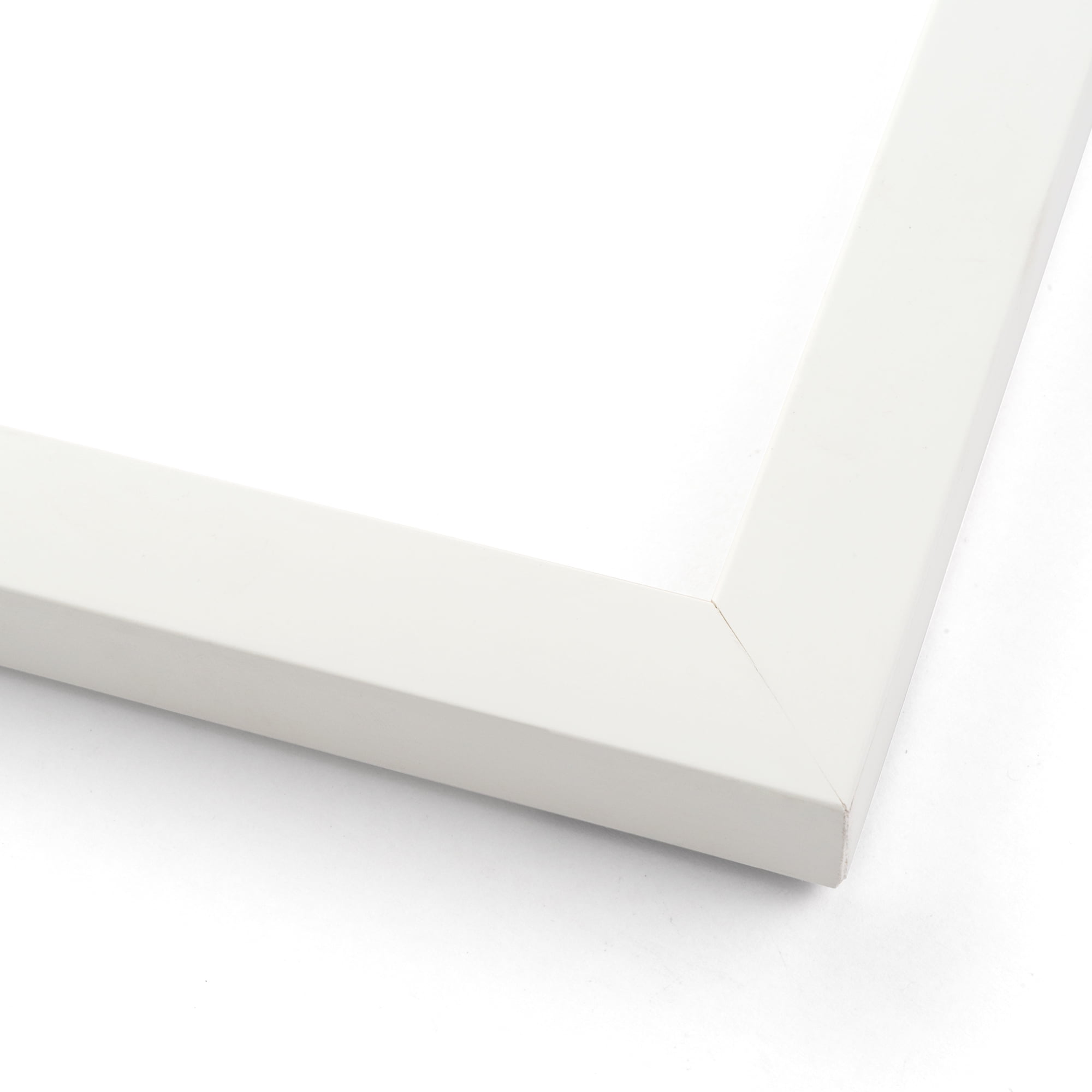 27x39 - 27 x 39 Flat White Solid Wood Frame with UV Framer's Acrylic ...