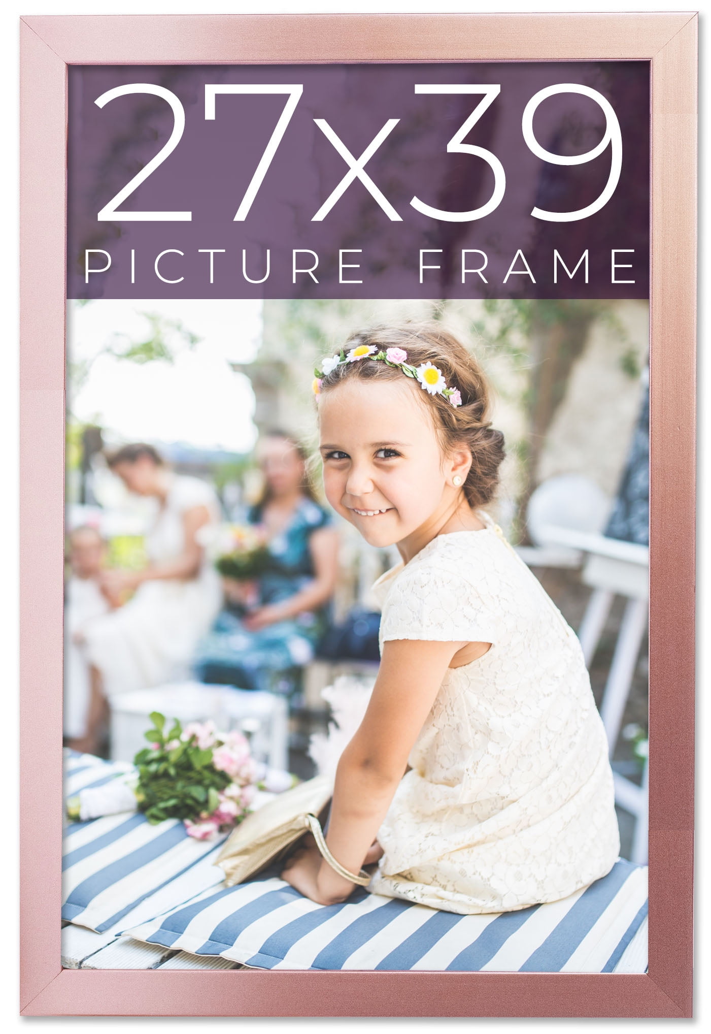 27x39 Frame Pink Real Wood Picture Frame Width 0.75 inches | Interior ...