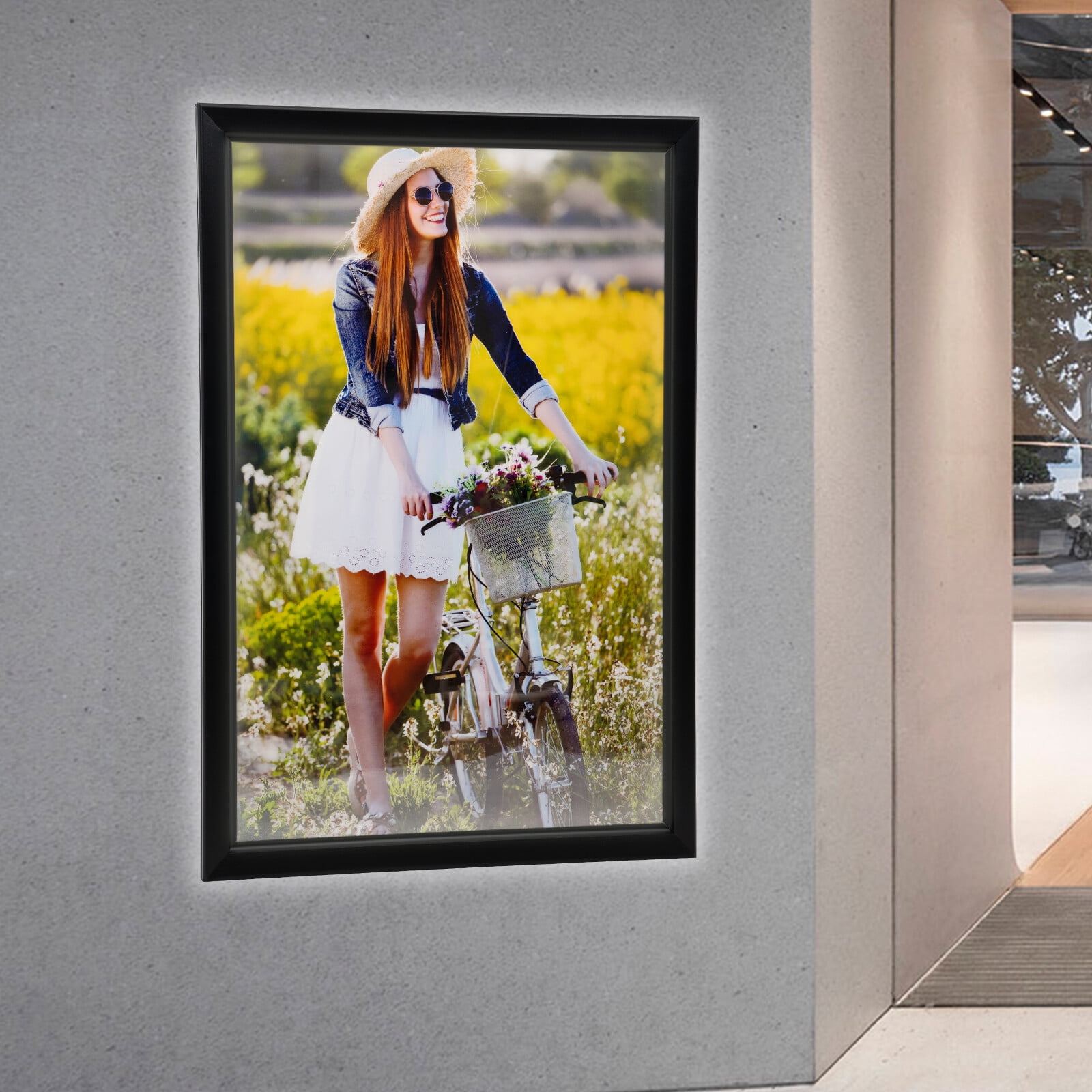27x40'' LED Poster Movie Frame Backlit Light Box Advertising Sign ...