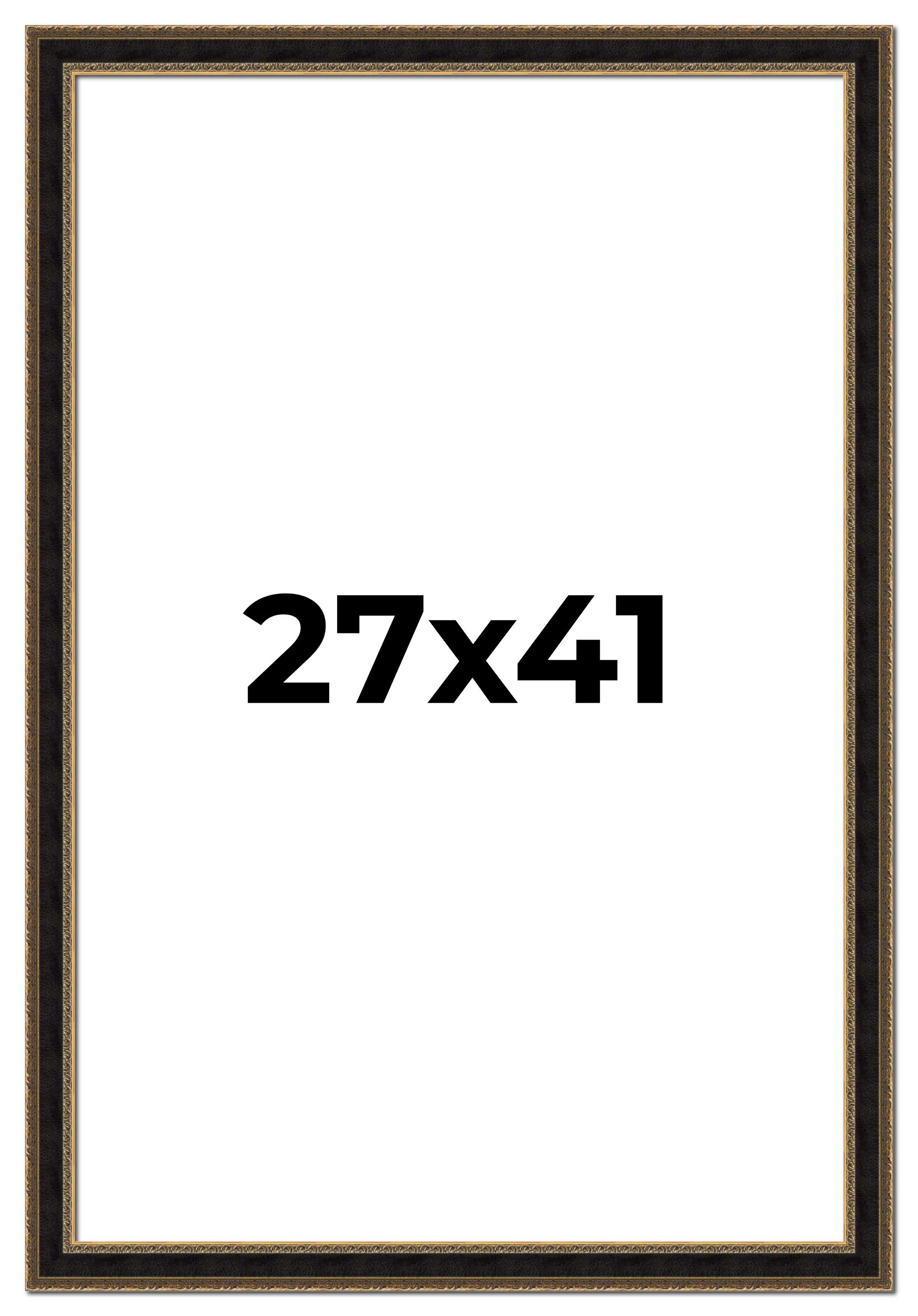 27x41 Frame Gold Antique Vintage Sold Wood Picture Frame | 1.75 Inch ...