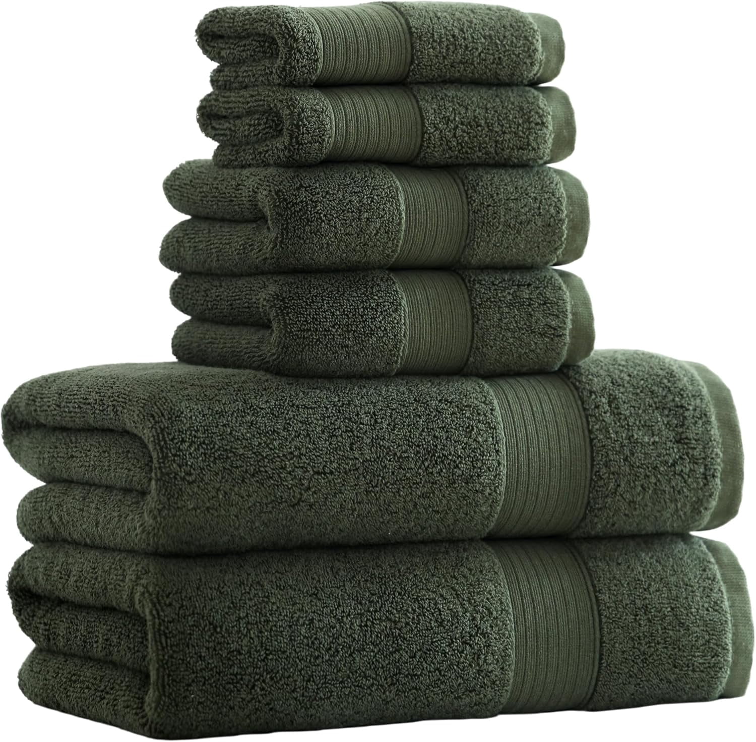 27x55 Bath Towels Set 100 Percent Cotton 650GSM Luxury Super Soft ...