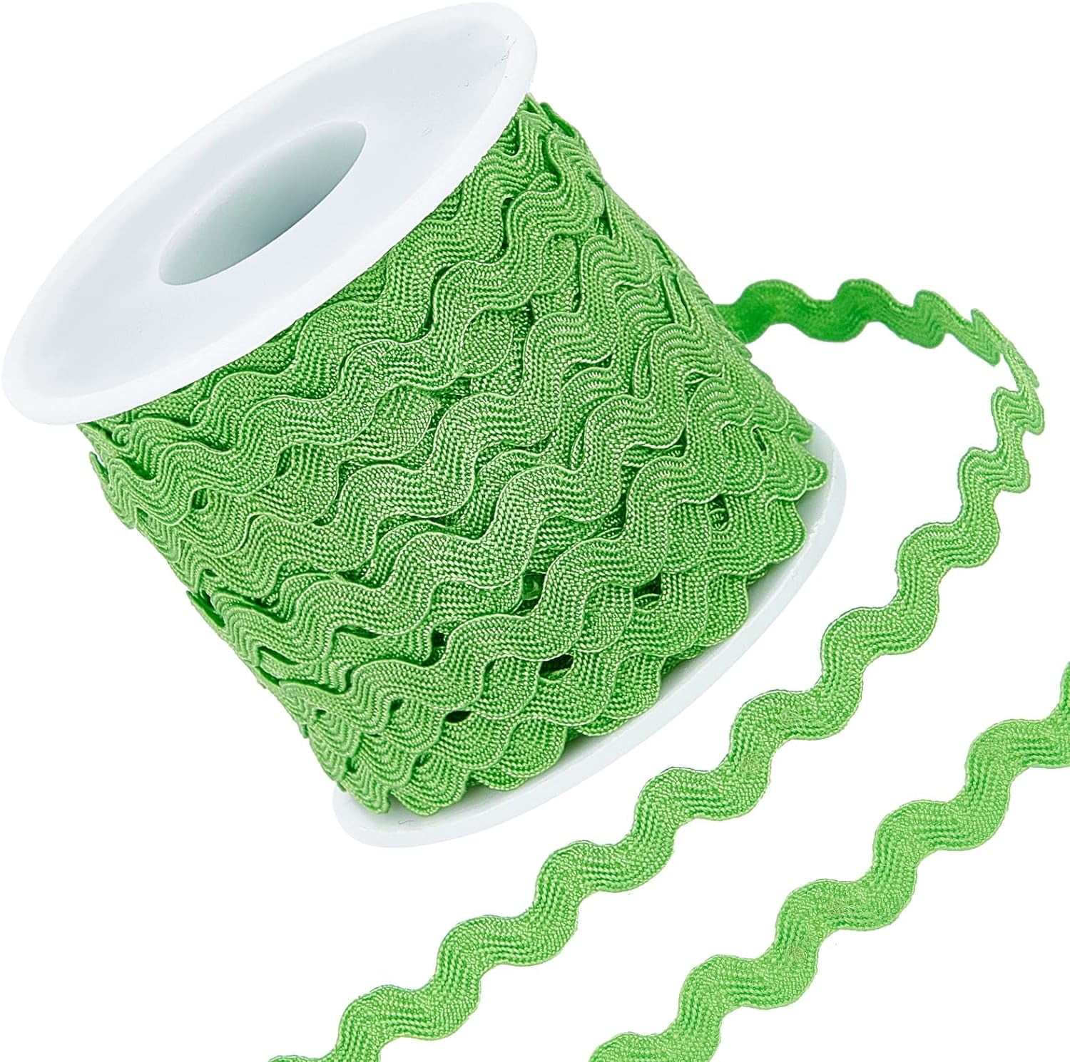 27yard Rick Rack Trim Ribbon Emerald Green Wave Sewing Bending Fringe ...