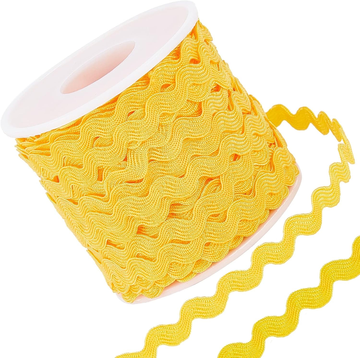 27yard Rick Rack Trim Ribbon Light Orange Wave Sewing Bending Fringe ...