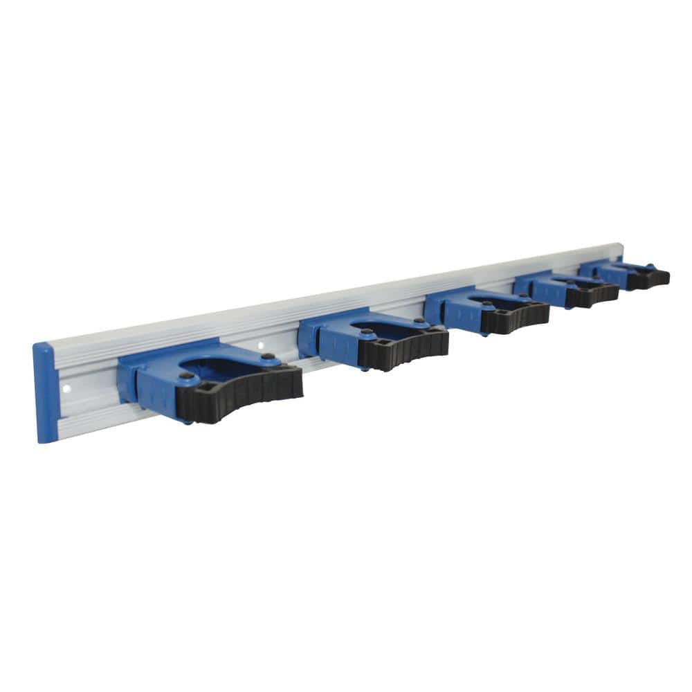 28.25 in. Hang Up Storage Unit - 5 Bracket Wall Mount Organizer ...