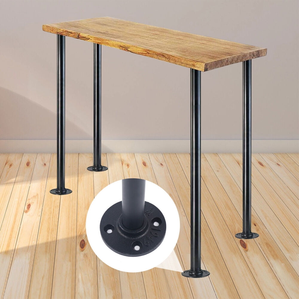 28"/30" Metal Industrial Pipe Table Legs Adjustable Furniture Desk ...