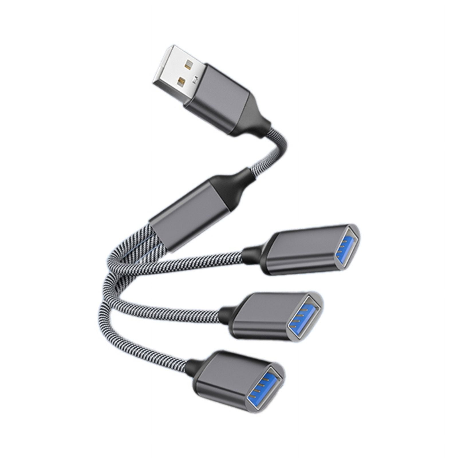 28/30cm USB Splitter Cable USB Male to 3/2 USB 2.0 Female Extension ...