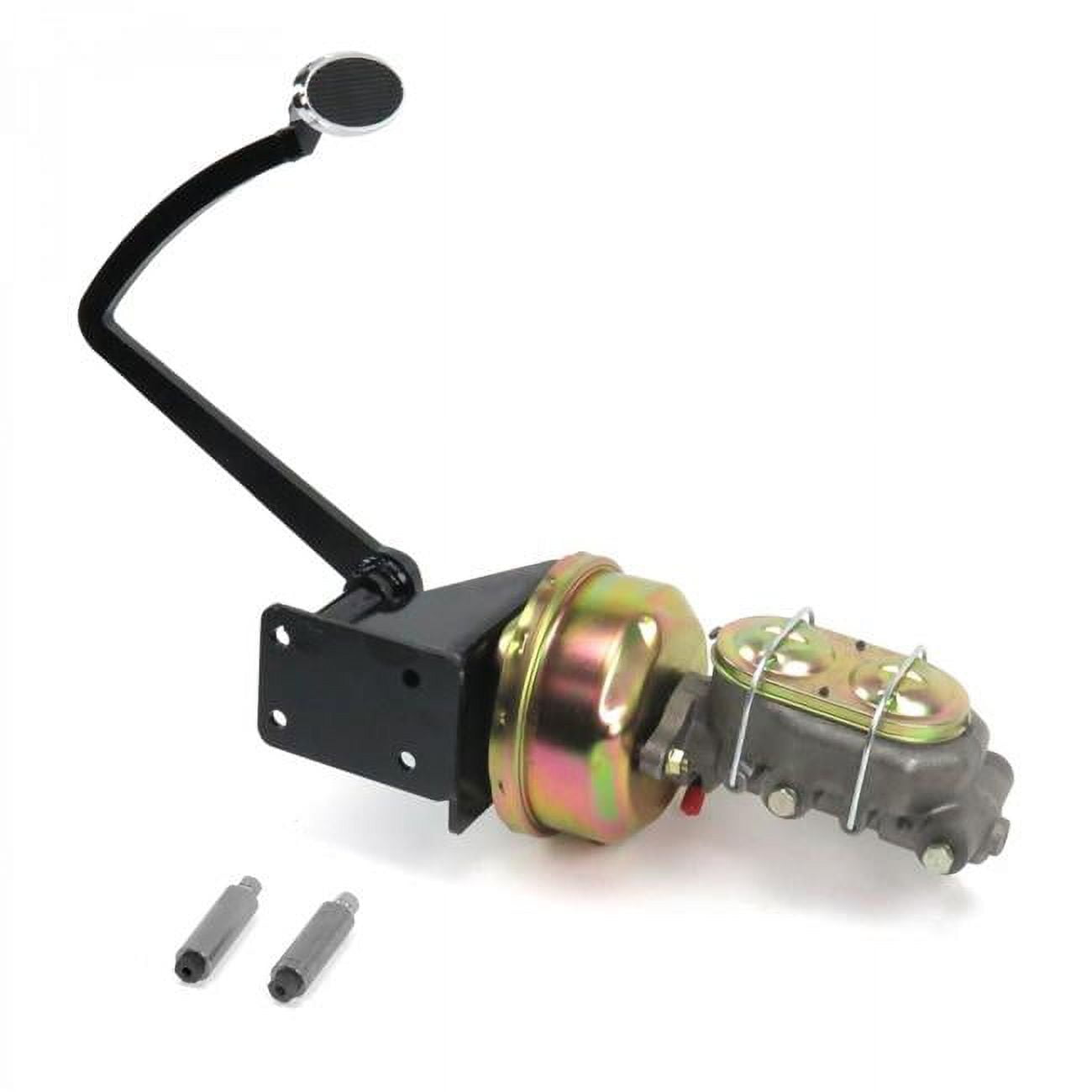 28-31 Ford 8 in. Single Brake Pedal Kit Disc & Drum Small Oval Chrome ...