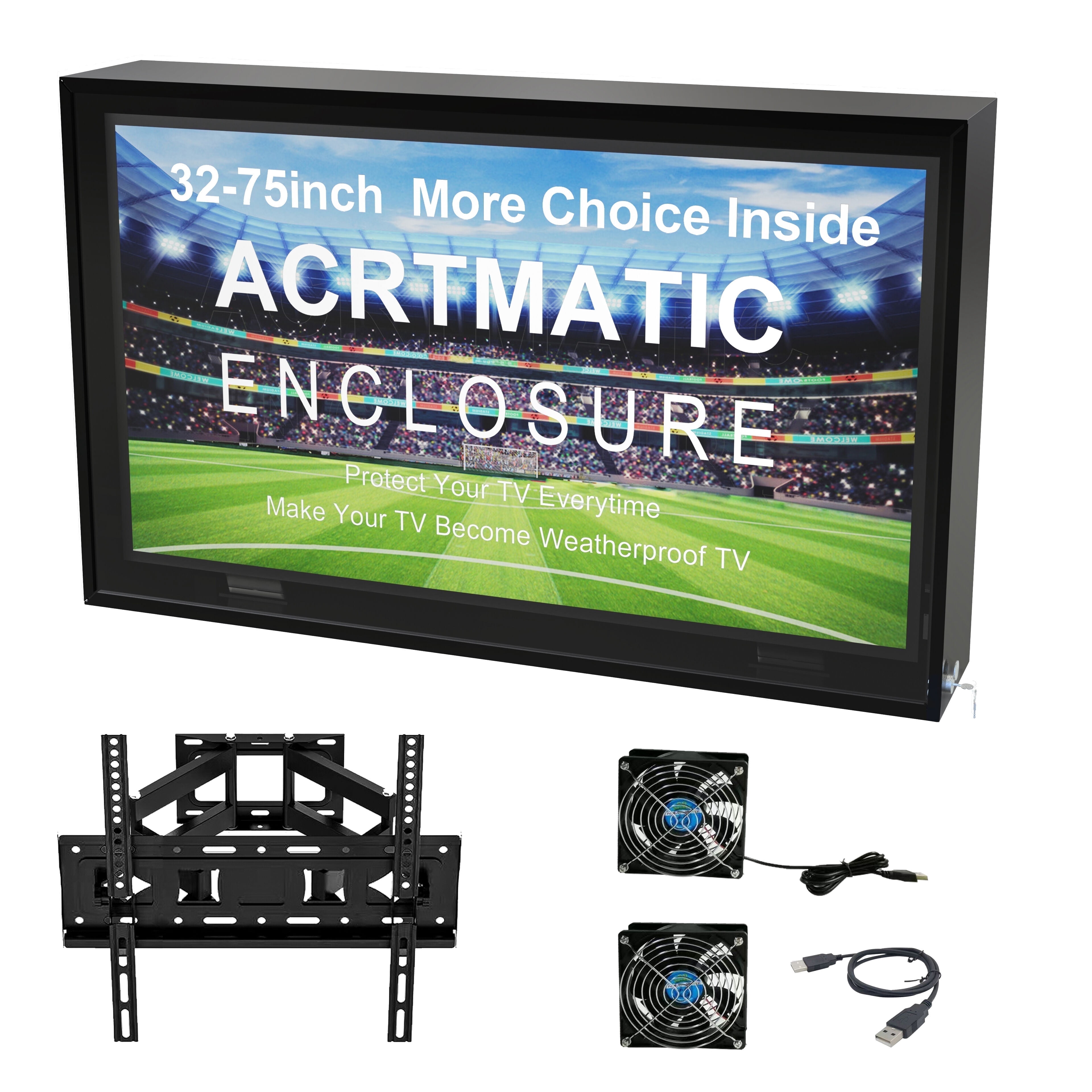 Ageszoe Outdoor TV Cover,28-32"Weatherproof Hard and Durable, Clear ...