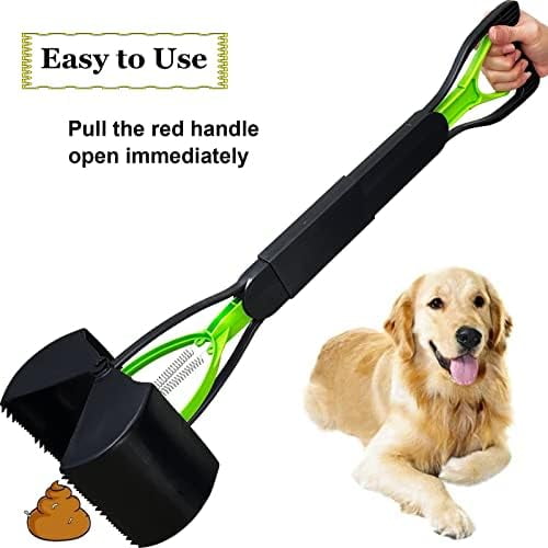 28" Large Pooper Scooper for Dogs, Heavy Duty Poop Scooper for Large ...