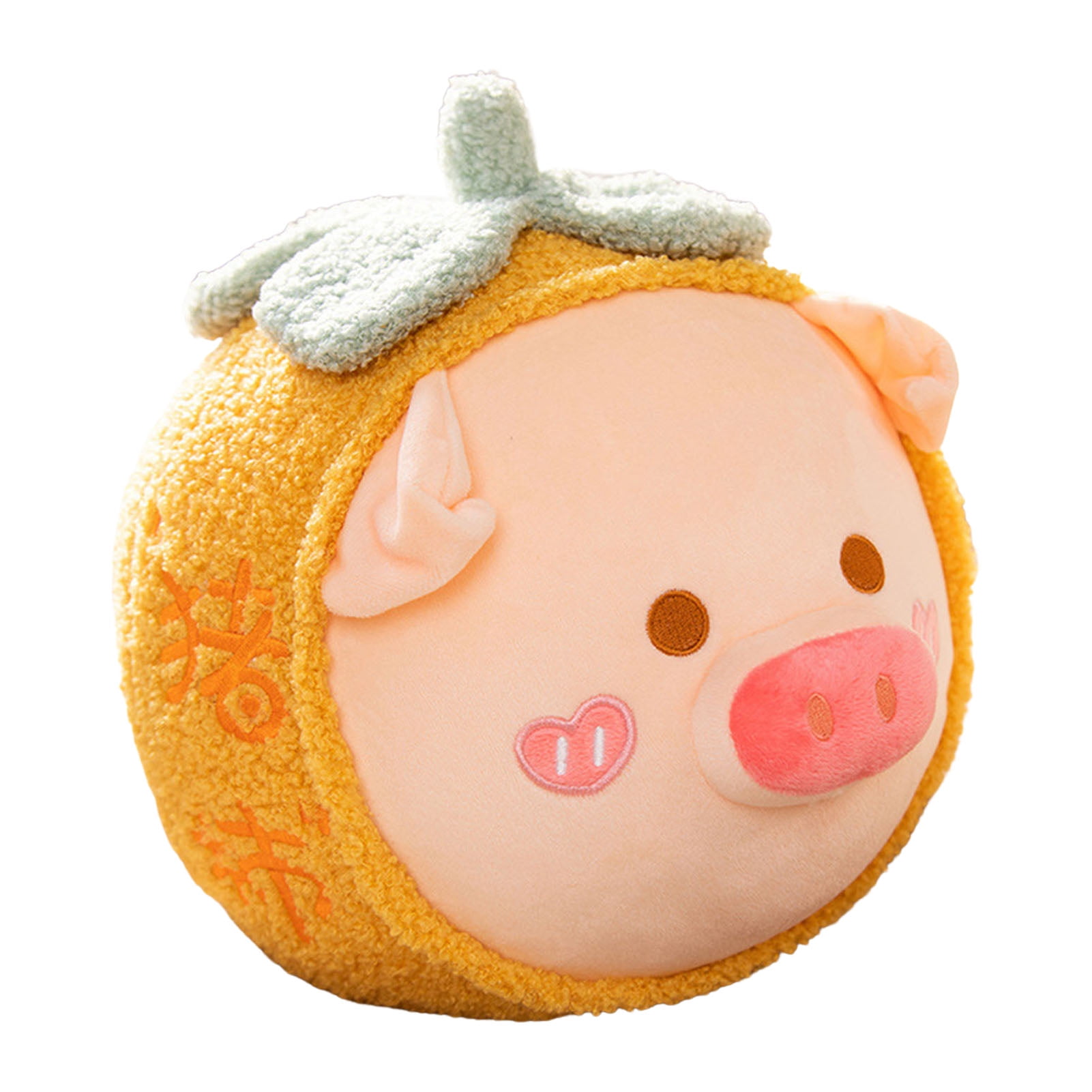 28/38cm Persimmon Pig Doll PP Cotton Fully Filled Cute Cross-dressing ...