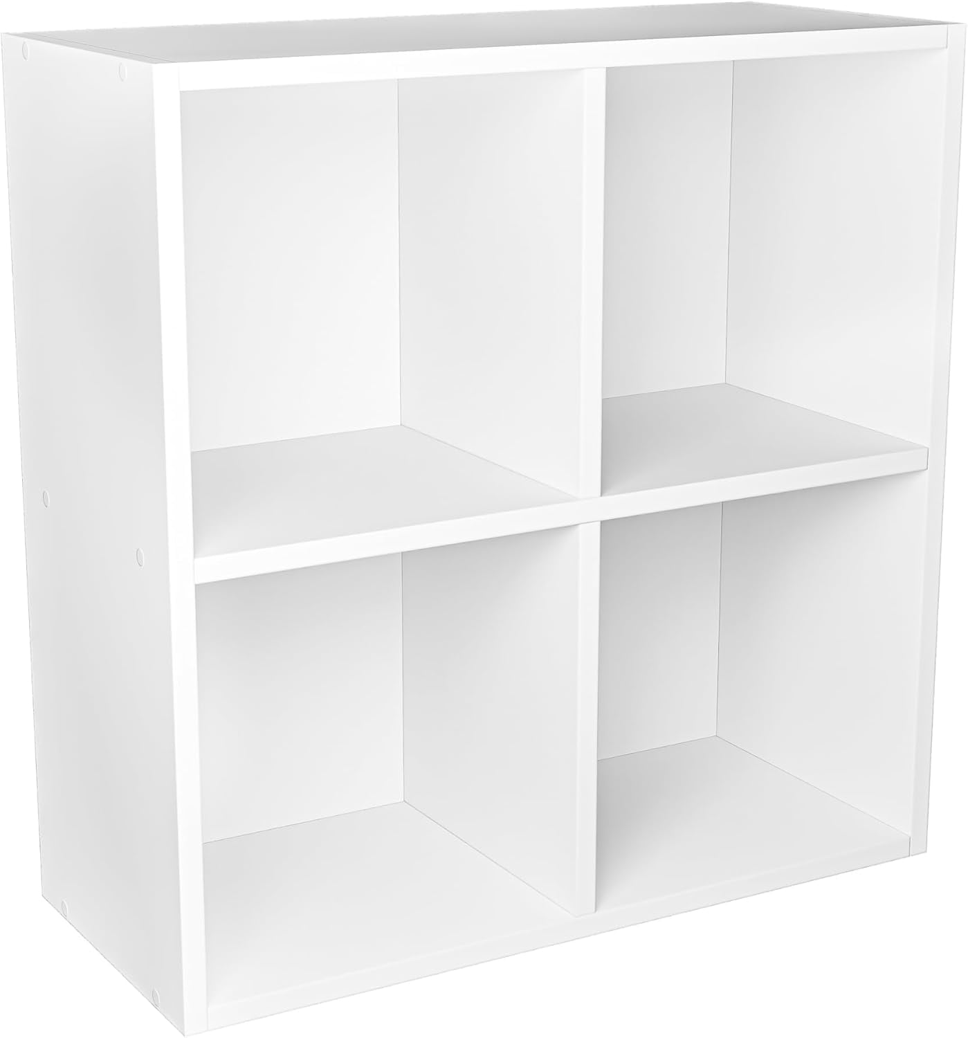 28" 4 Cube Storage Organizer, Сubby Bookcase Organizer for Home and ...