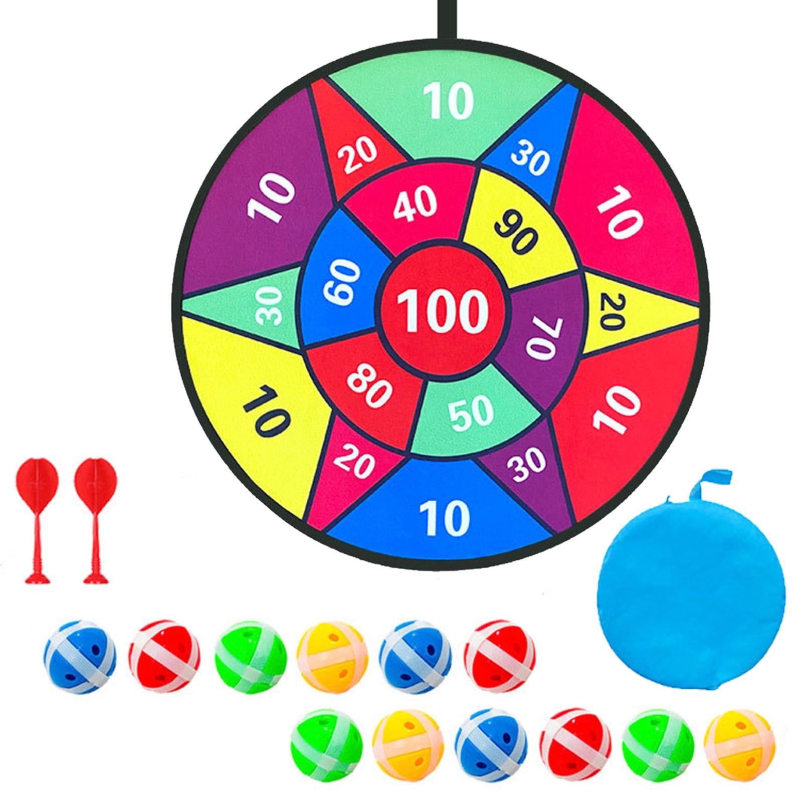 28.4" Kids Dart Board Game – Indoor & Outdoor Play, Party Carnival Game ...
