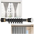 28-48in No-Drill Heavy-Duty Metal Tension Closet Rod, Gray - Walmart.com