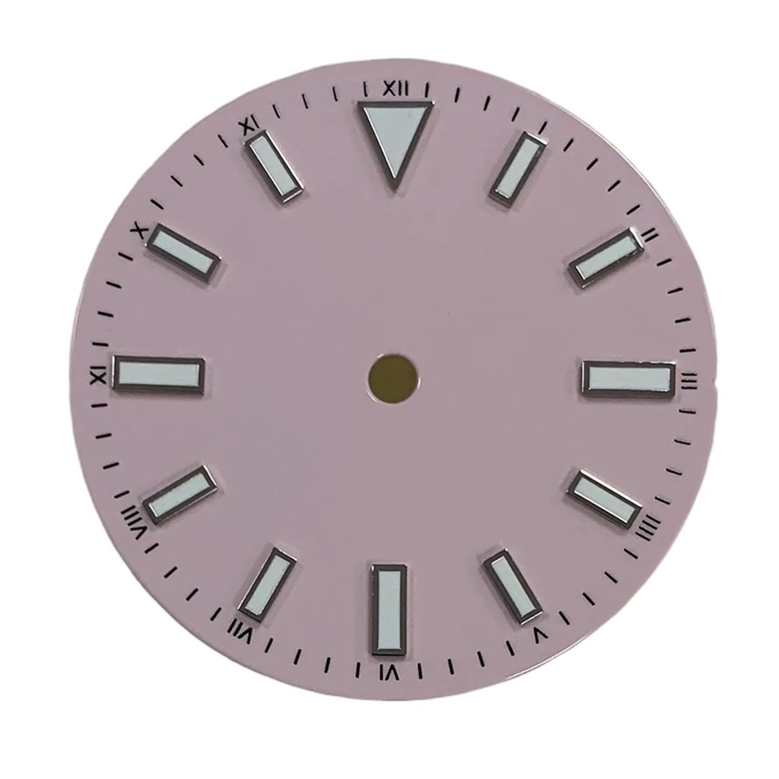 28.5MM Enamel Watch Dial Green Luminous for NH35 ETA 2836 8215 Movement ...