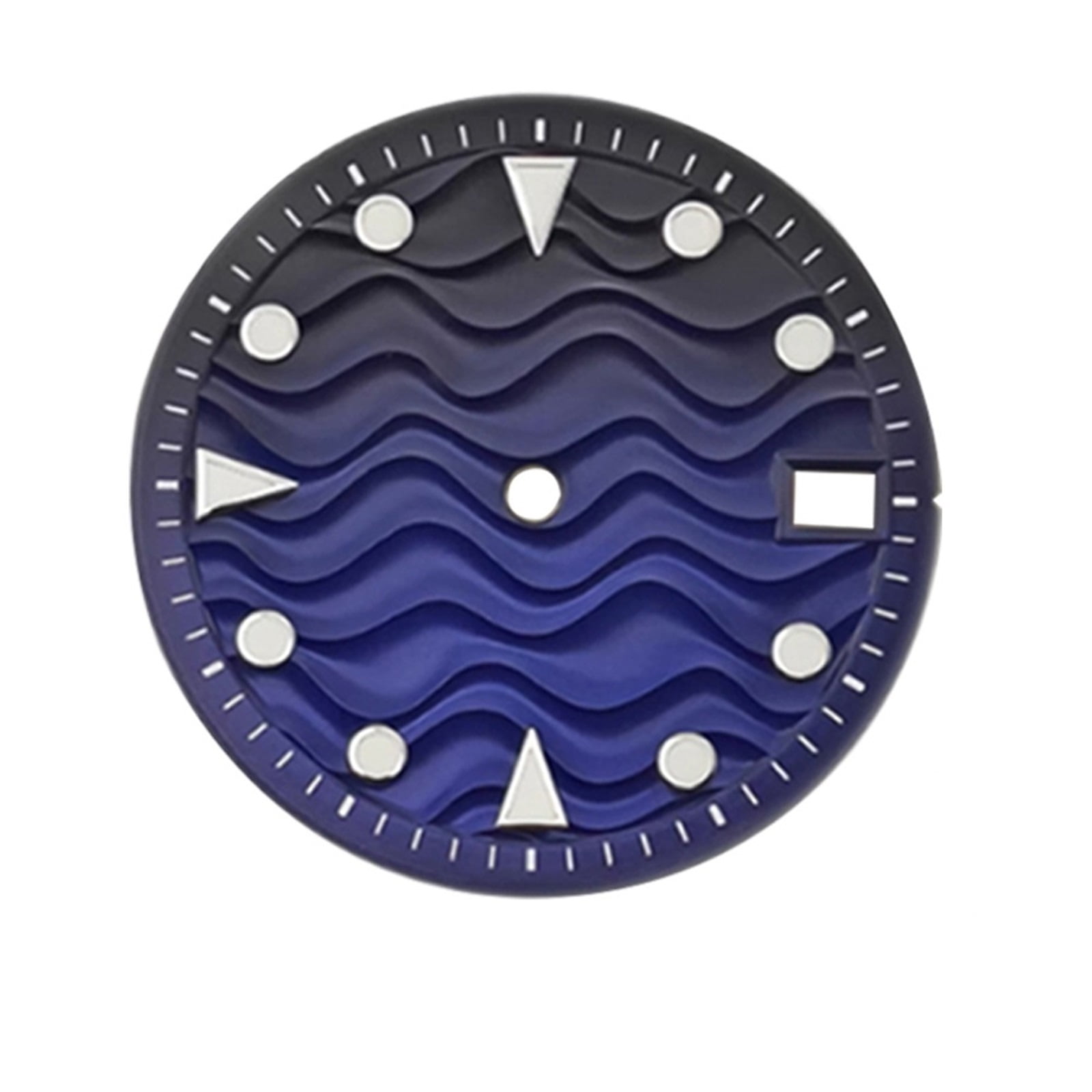 28.5mm Black/Blue Watch Dial Hands Set for NH35 Movement Replacement ...
