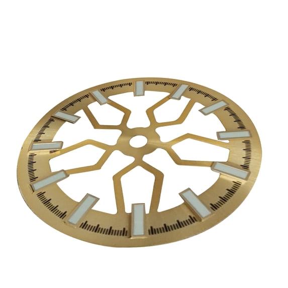 28.5mm C3 Green Luminous Hollow Watch Dial Face Modify Part for ...