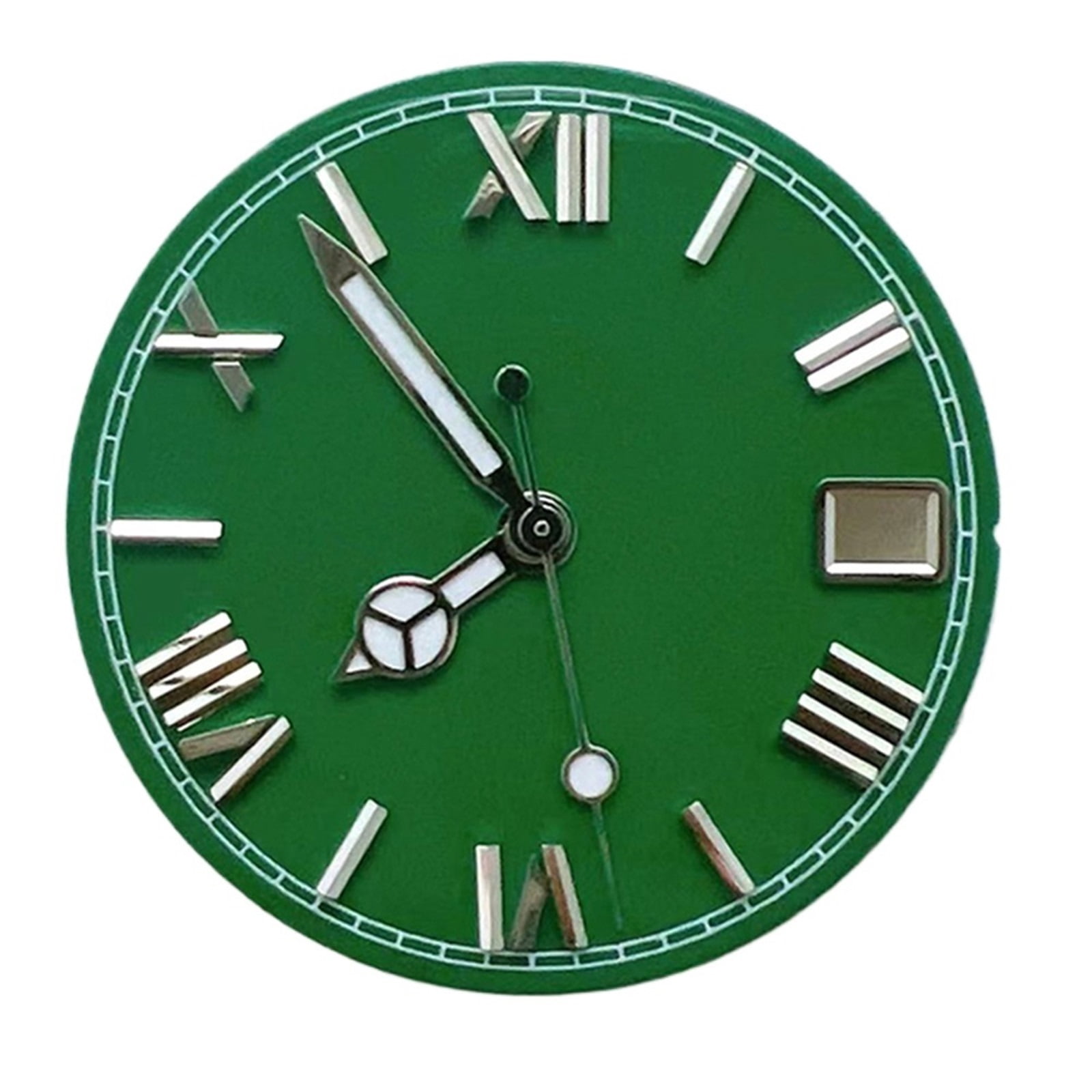 28.5mm Watch Dial + Watch Hands for NH35 NH36 Movement Roman Indexes ...