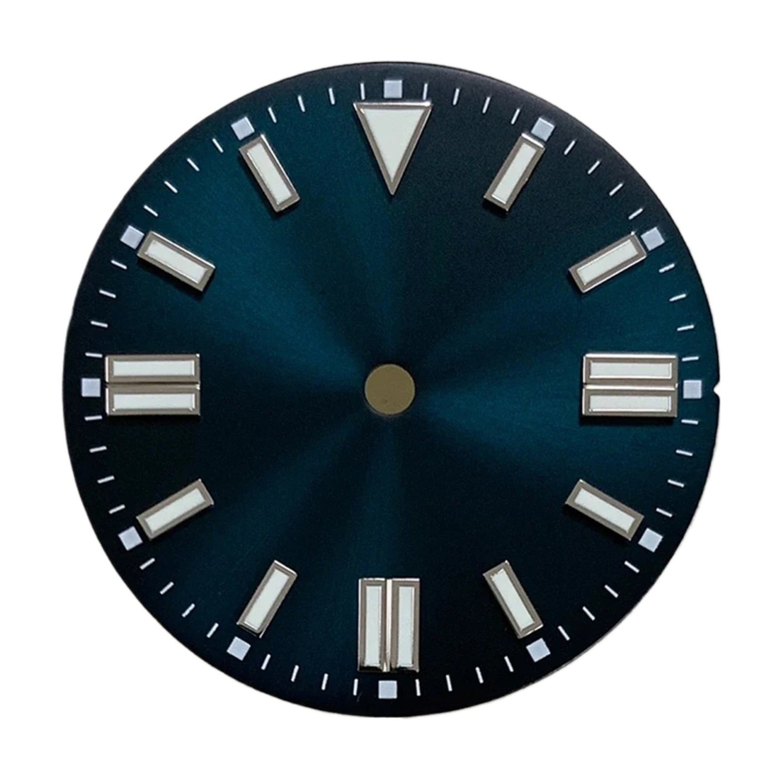 28.5mm Watch Dial for NH35 Movement Green Luminous Dials Date Watch ...
