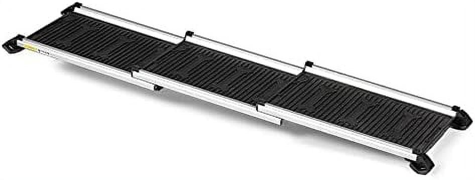 28" to 62.5" Telescoping Aluminum Collapsible Pet Ramp, Adjustable ...