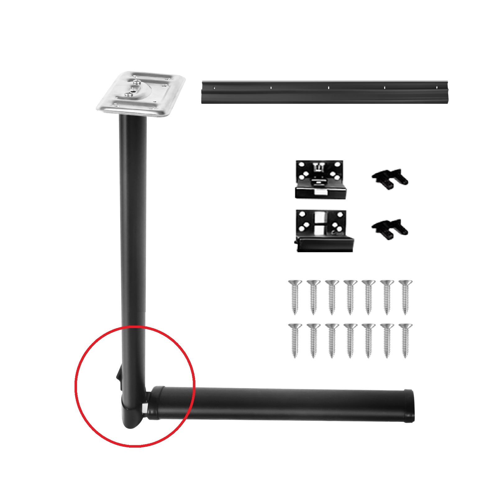 28.7 Inch RV Folding Table Leg, Detachable Aluminum Alloy Stand. 730mm ...