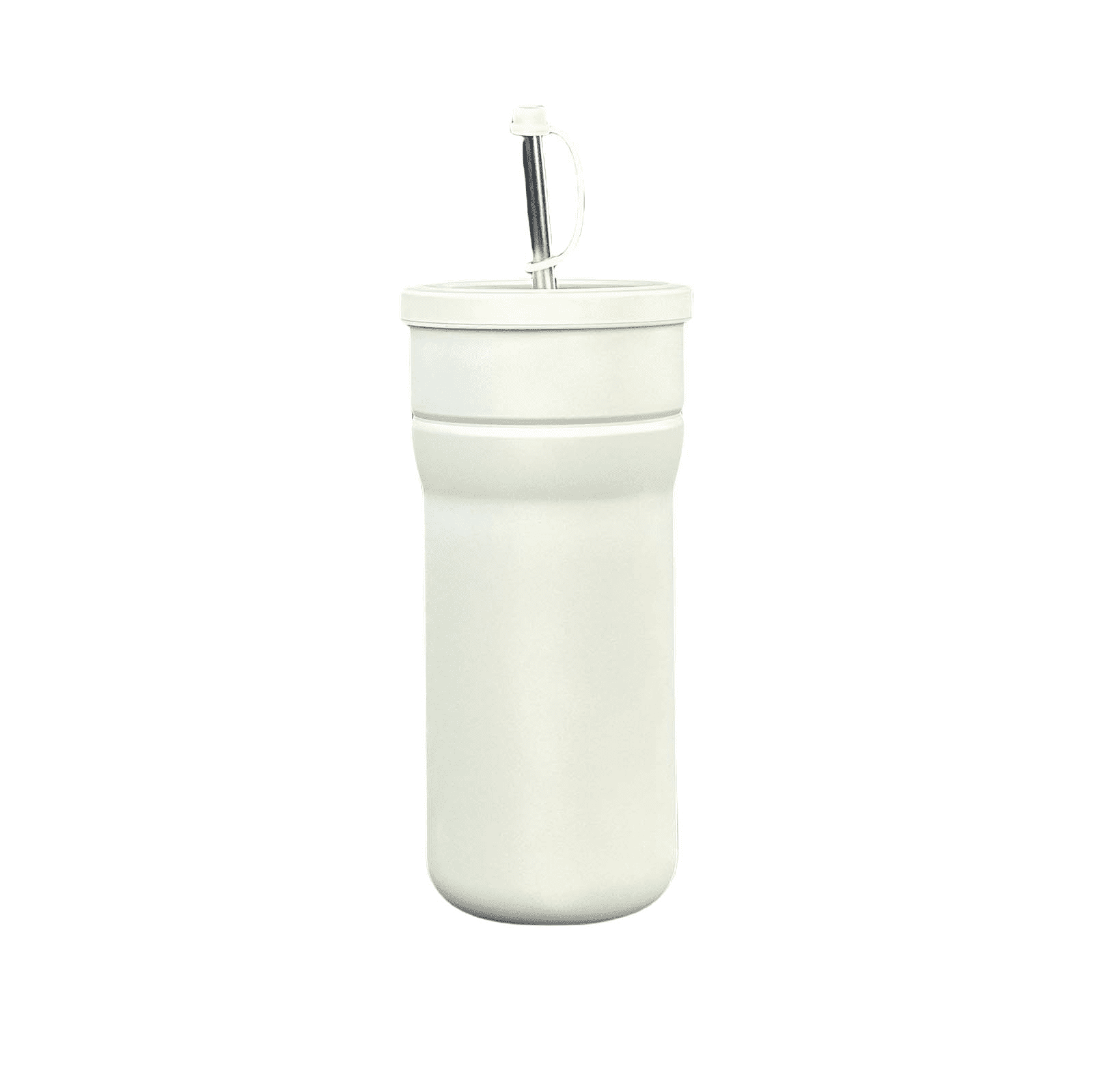28.75oz (850ml) Stainless Steel Straw Tumbler - Insulated Travel Coffee Cup with Lid & Straw ...